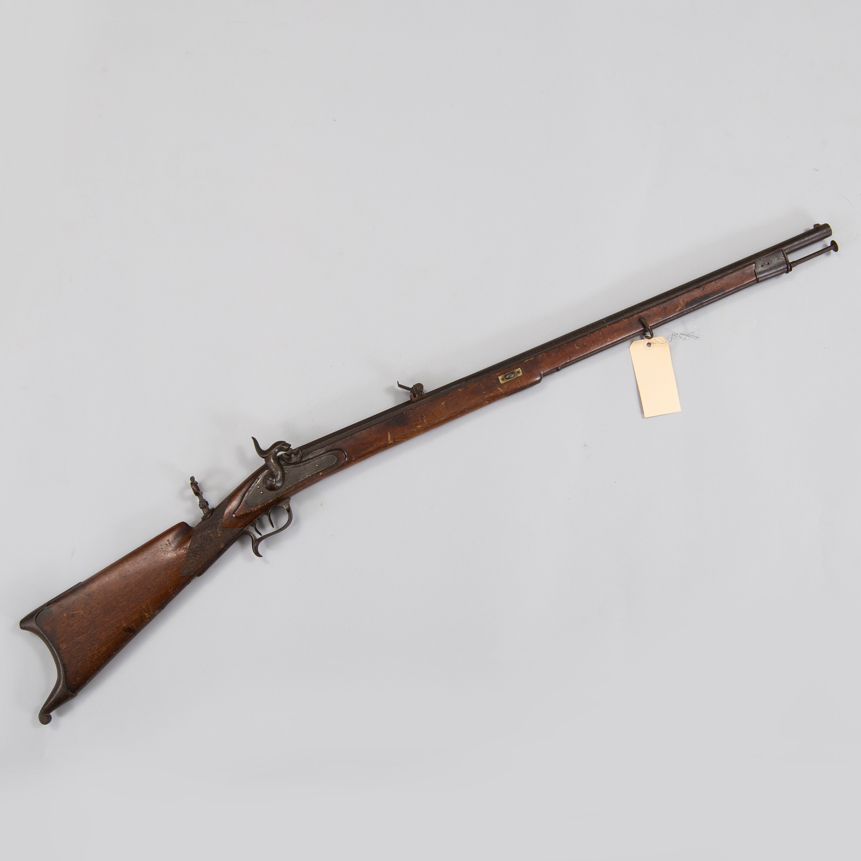 A percussion lock rifle by Gerling in Kiel mid 1800s. - Bukowskis