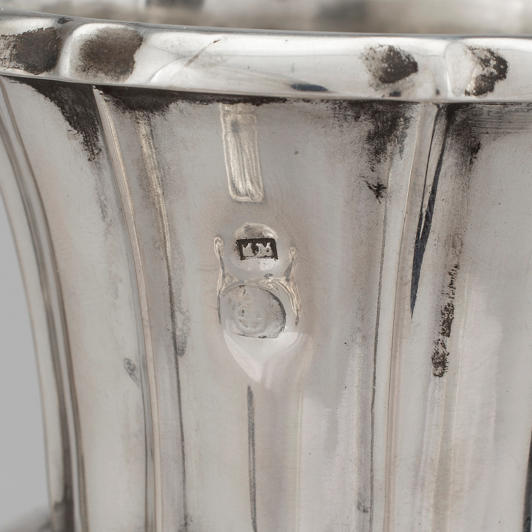 COFFEE POT , silver, Vienna , circa 1830. Total weight 406 grams ...