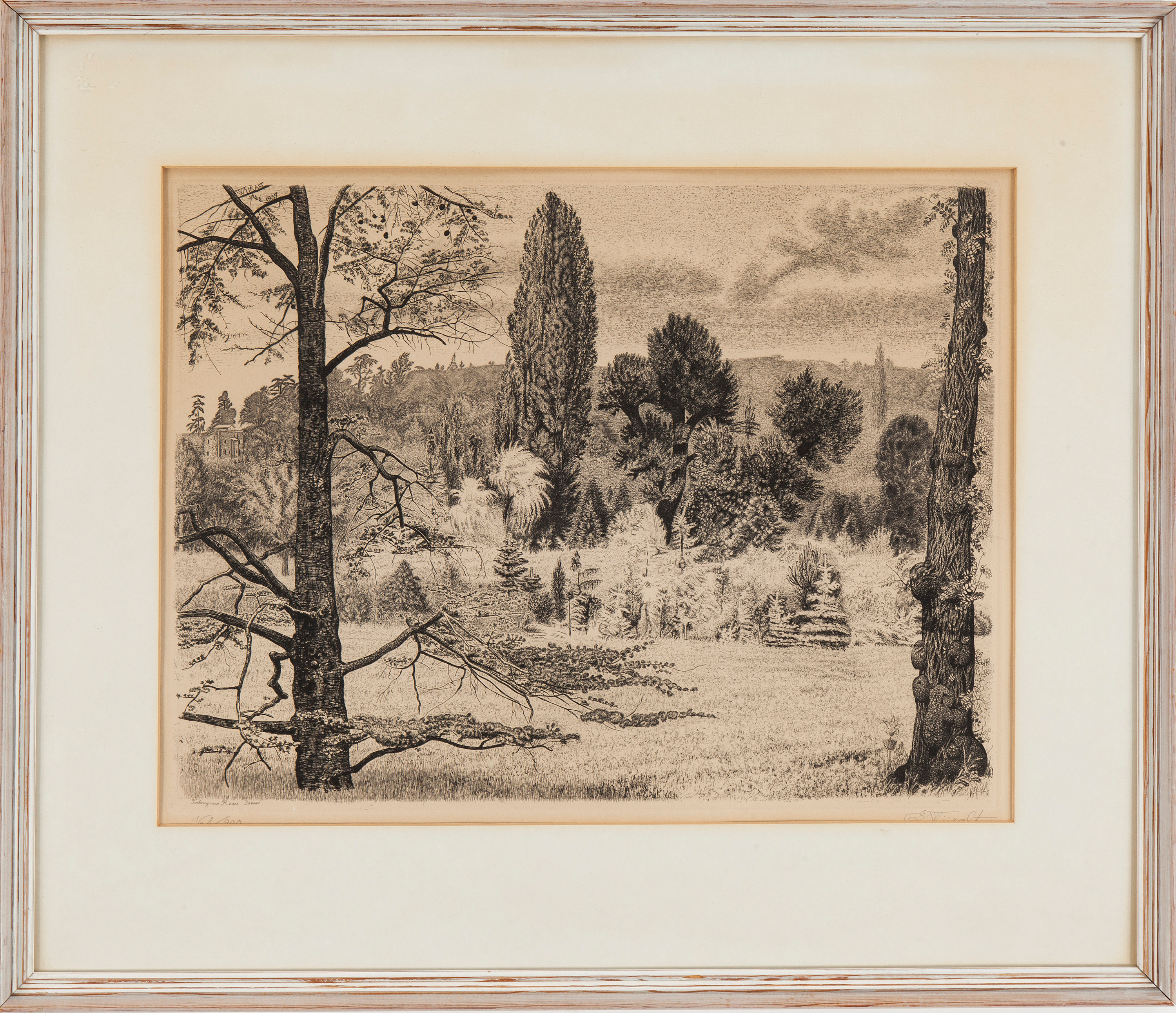 EDUARD WIIRALT, etching 1937, signed E Wiiralt and numbered 168/200 ...