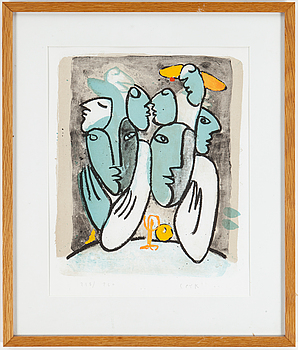 CAMILLA PYK, litografi, signerad och numrerad 218 / 260. - Bukowskis