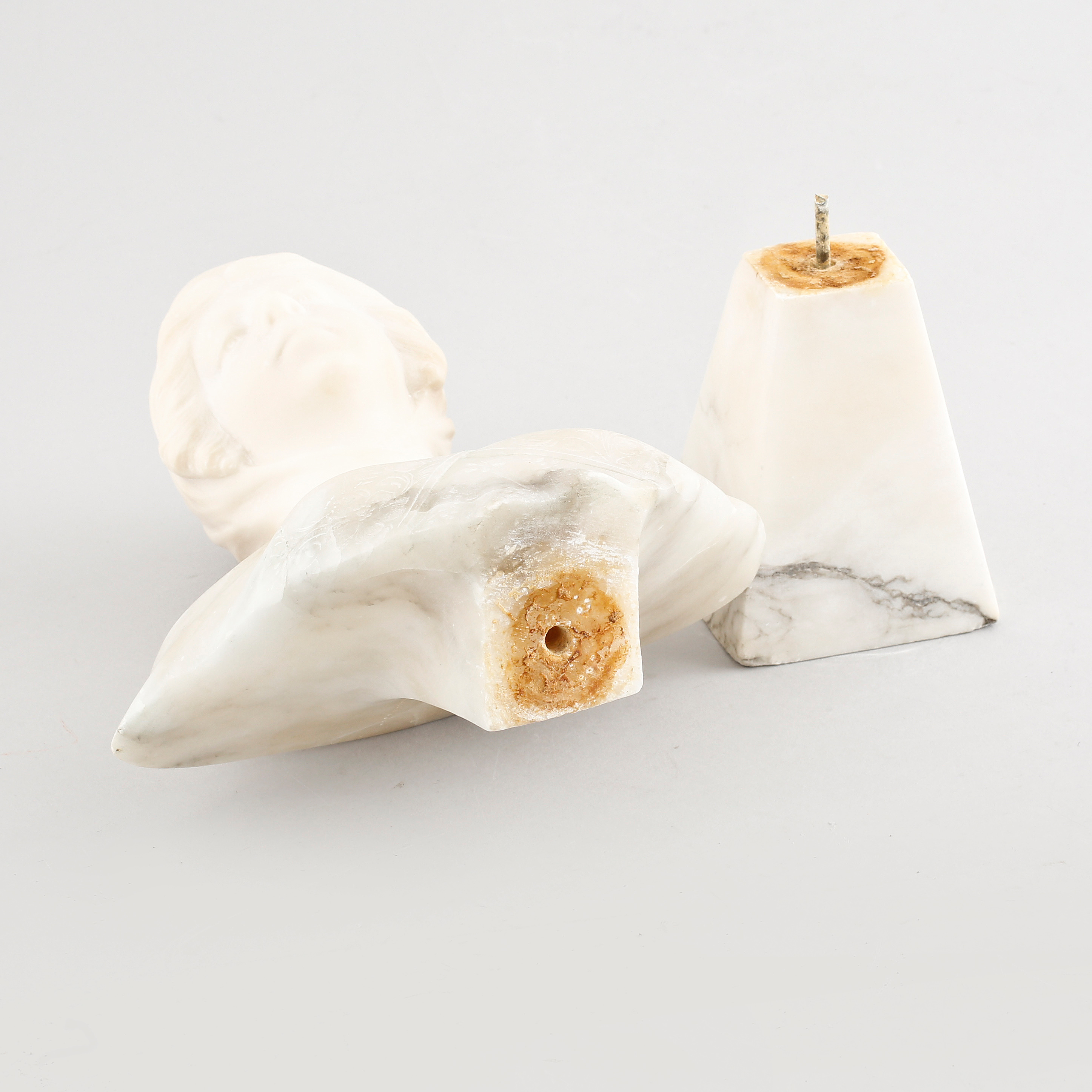 A SCULPTURE in different kinds of alabaster, early 20th century ...