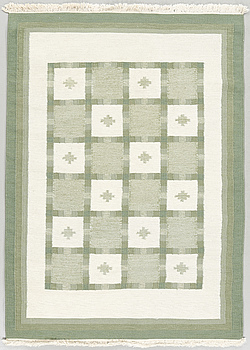 A SWEDISH FLATWEAVE, signed SH, - Bukowskis