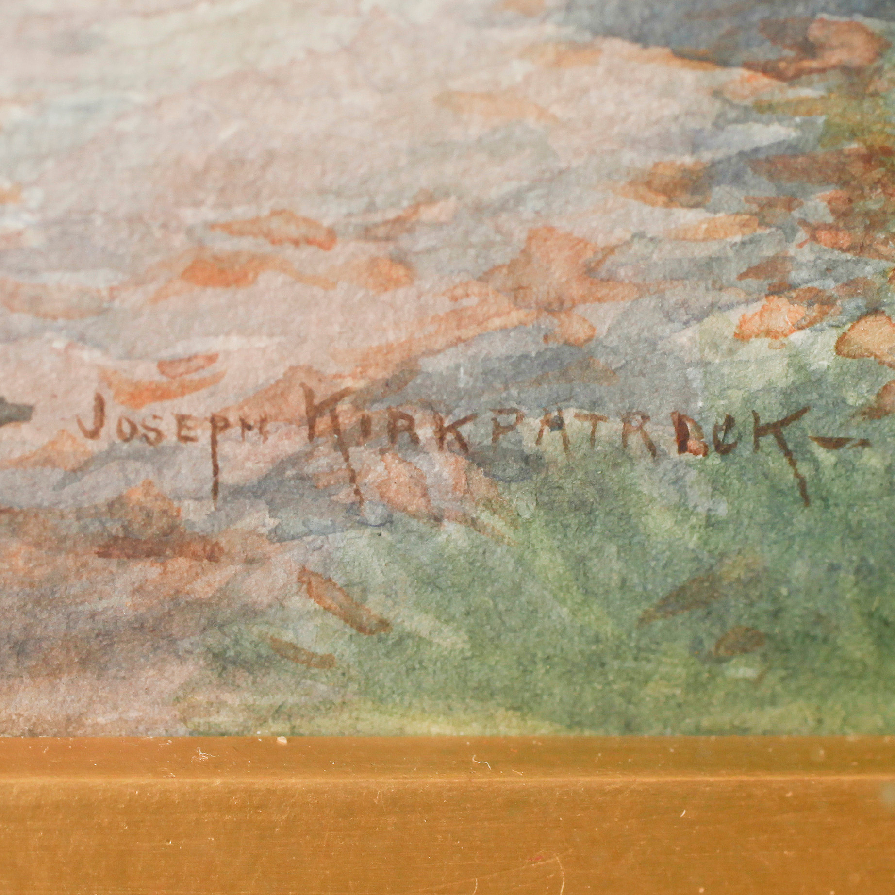 JOSEPH KIRKPATRICK, akvarell, signerad. - Bukowskis