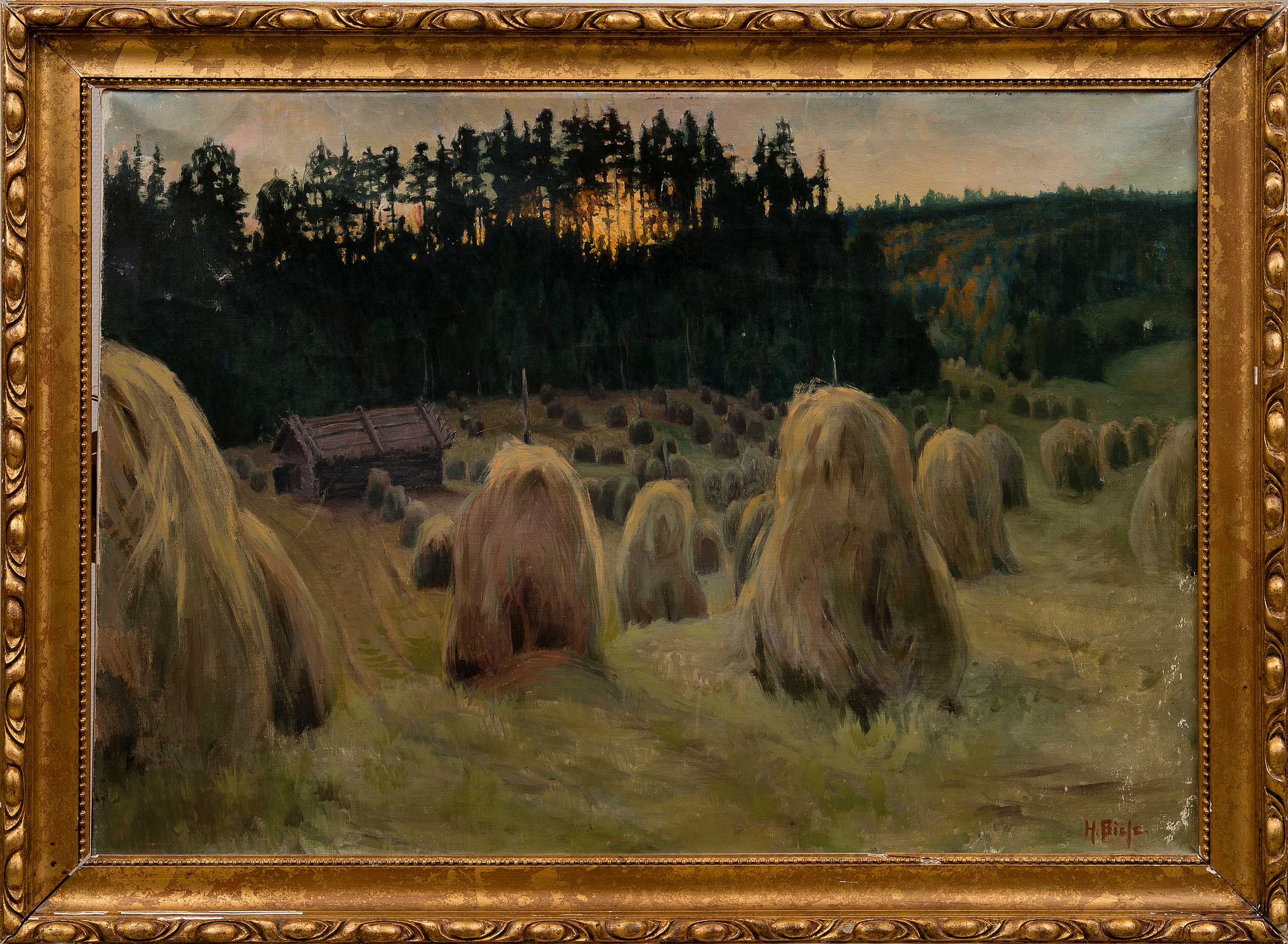 HELMI BIESE, AFTONRODNAD. - Bukowskis