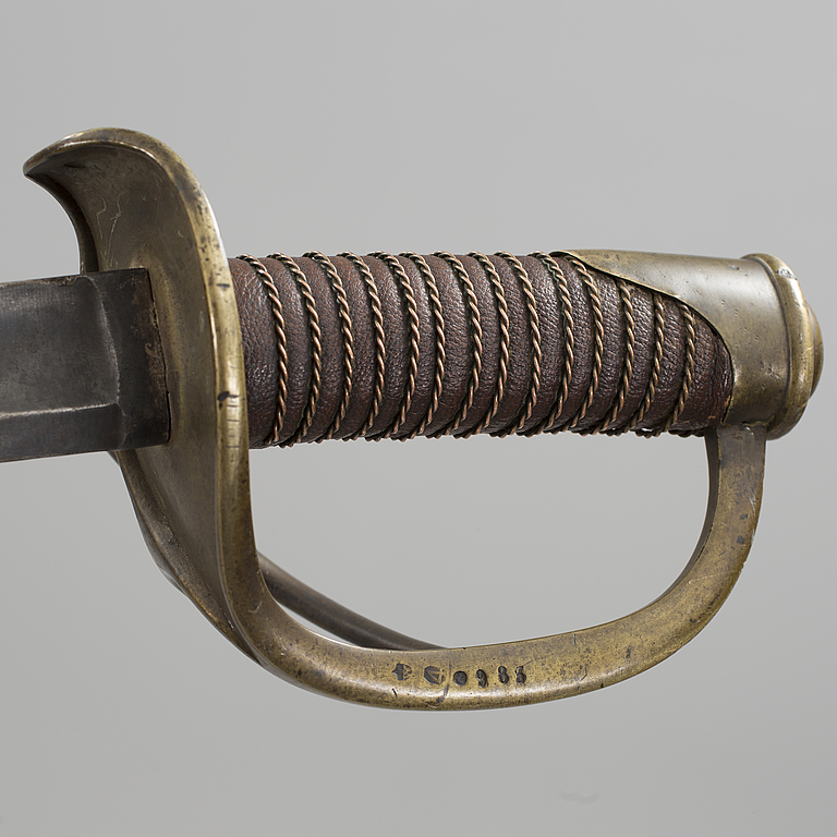 a French light cavalry sabre model 1822. - Bukowskis