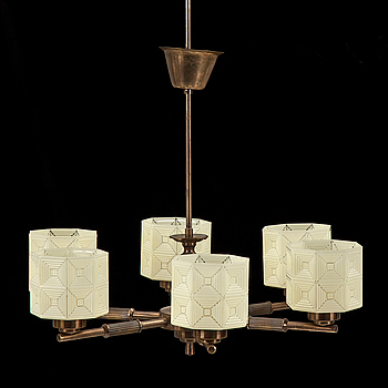 A 1940's Ceiling light. - Bukowskis