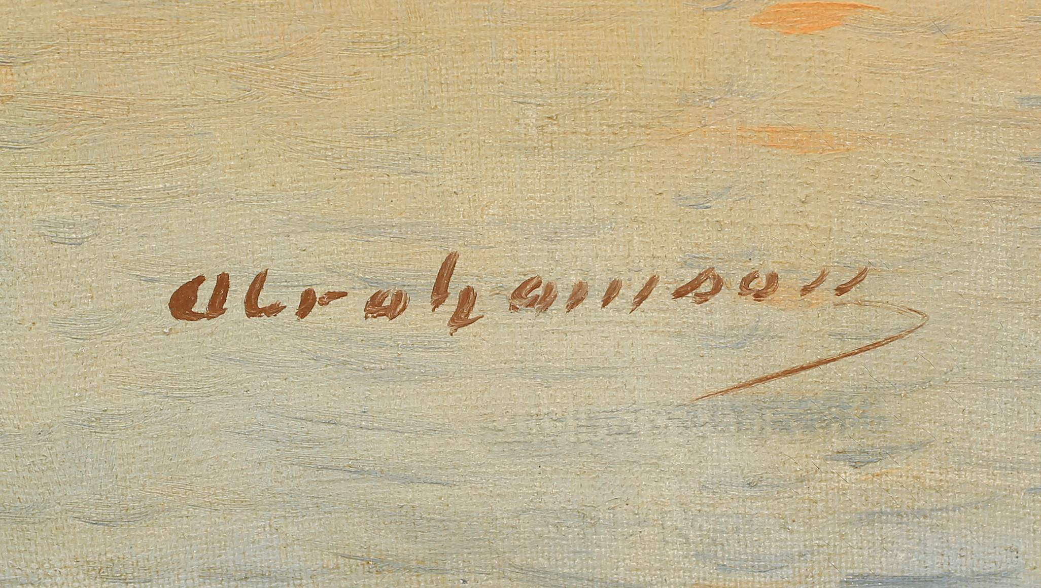 ERIK ABRAHAMSSON, oil on canvas, signed. - Bukowskis
