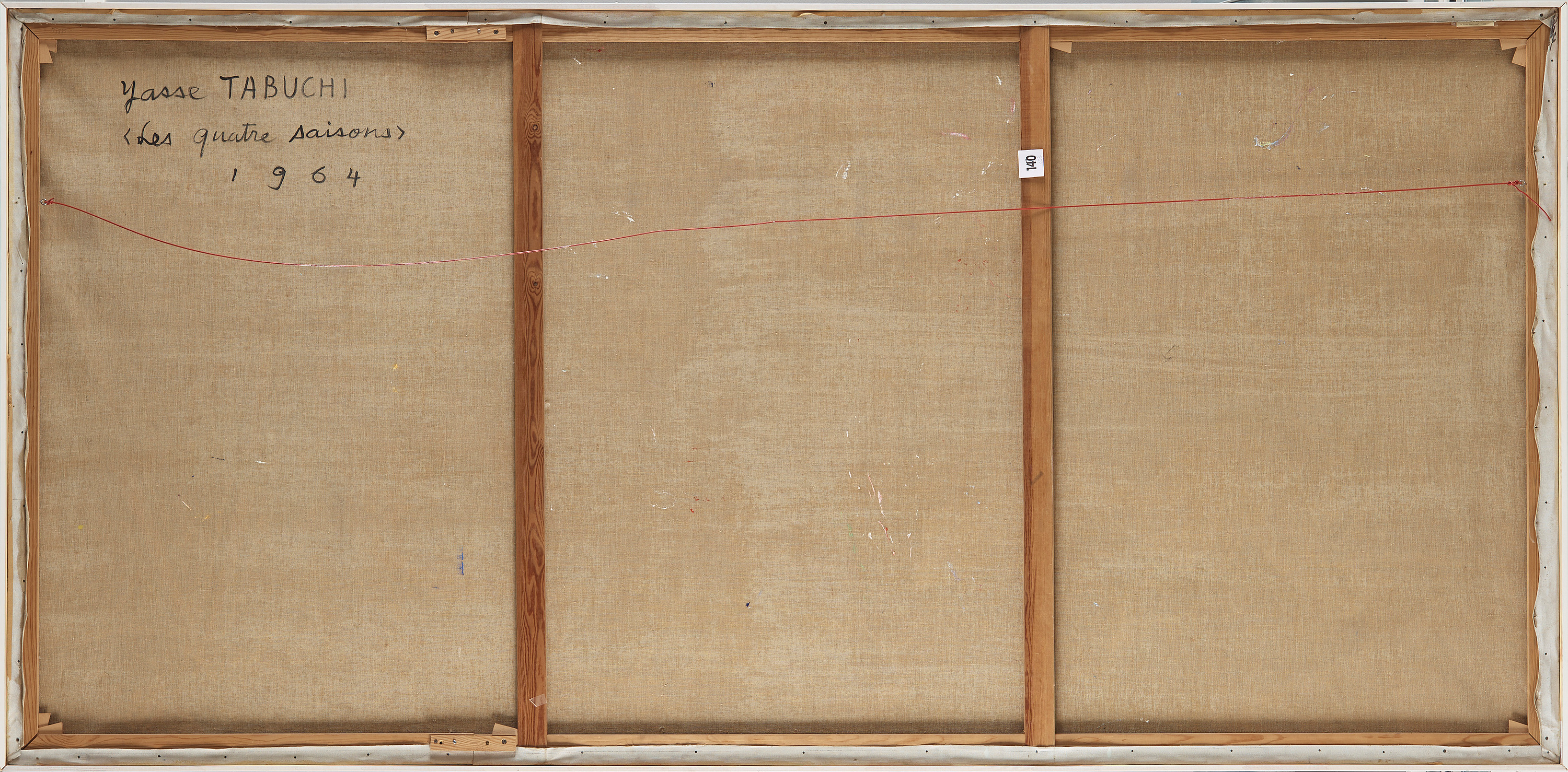 YASSE TABUCHI, olja på duk signerad Yasse Tabuchi och daterad 1964. - Bukowskis