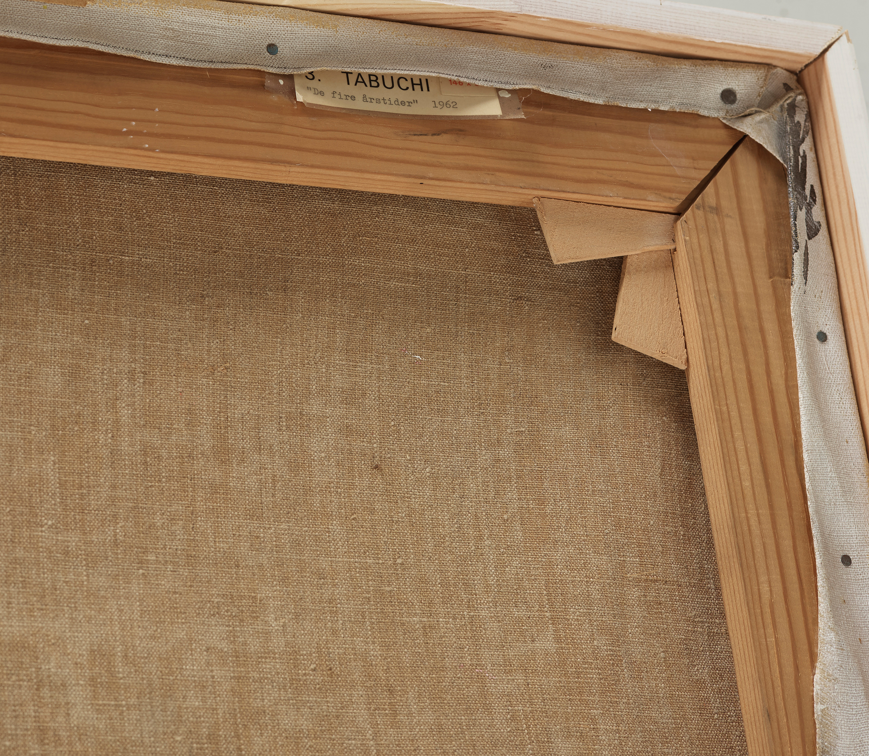 YASSE TABUCHI, oil on canvas signed Yasse Tabuchi and dated 1964. - Bukowskis