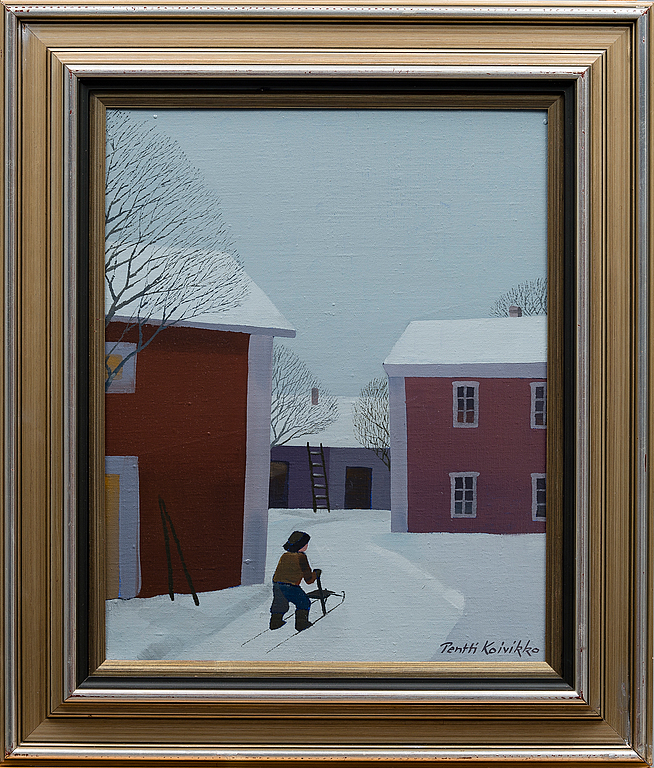 PENTTI KOIVIKKO, oil on canvas, signed. - Bukowskis