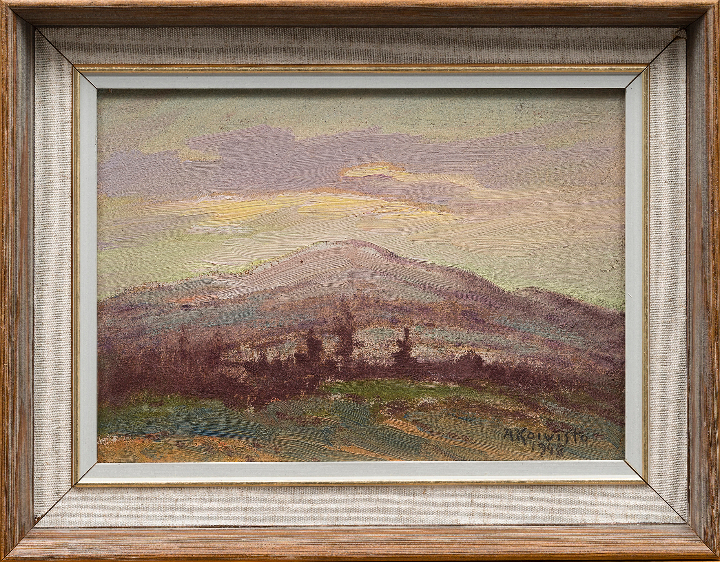 AUKUSTI KOIVISTO, oil on panel, signed and dated 1948. - Bukowskis