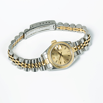 ROLEX, Oyster Perpetual Date, armbandsur, ca 26 mm. - Bukowskis