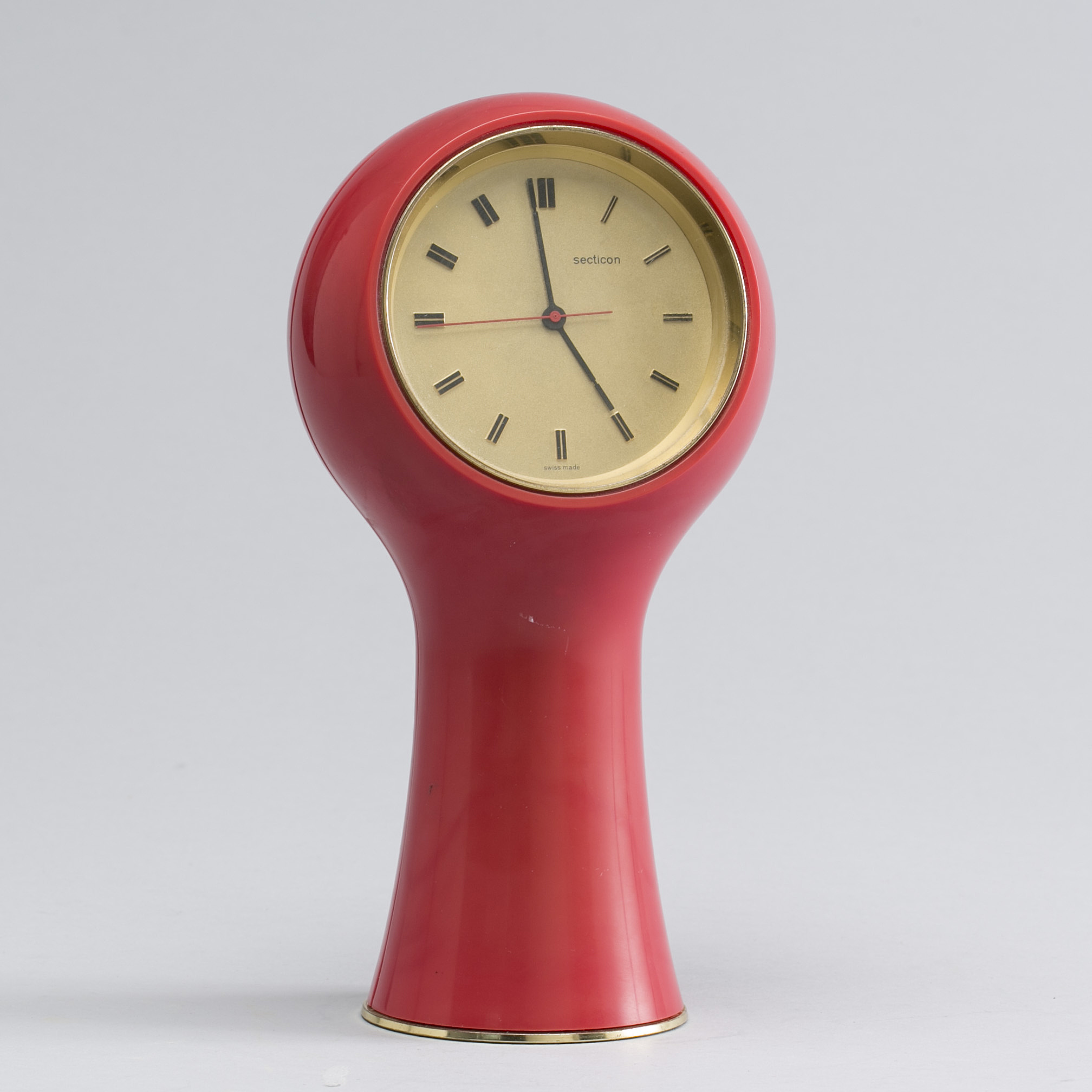 A Angelo Mangiarotti "Secticon" table clock. - Bukowskis