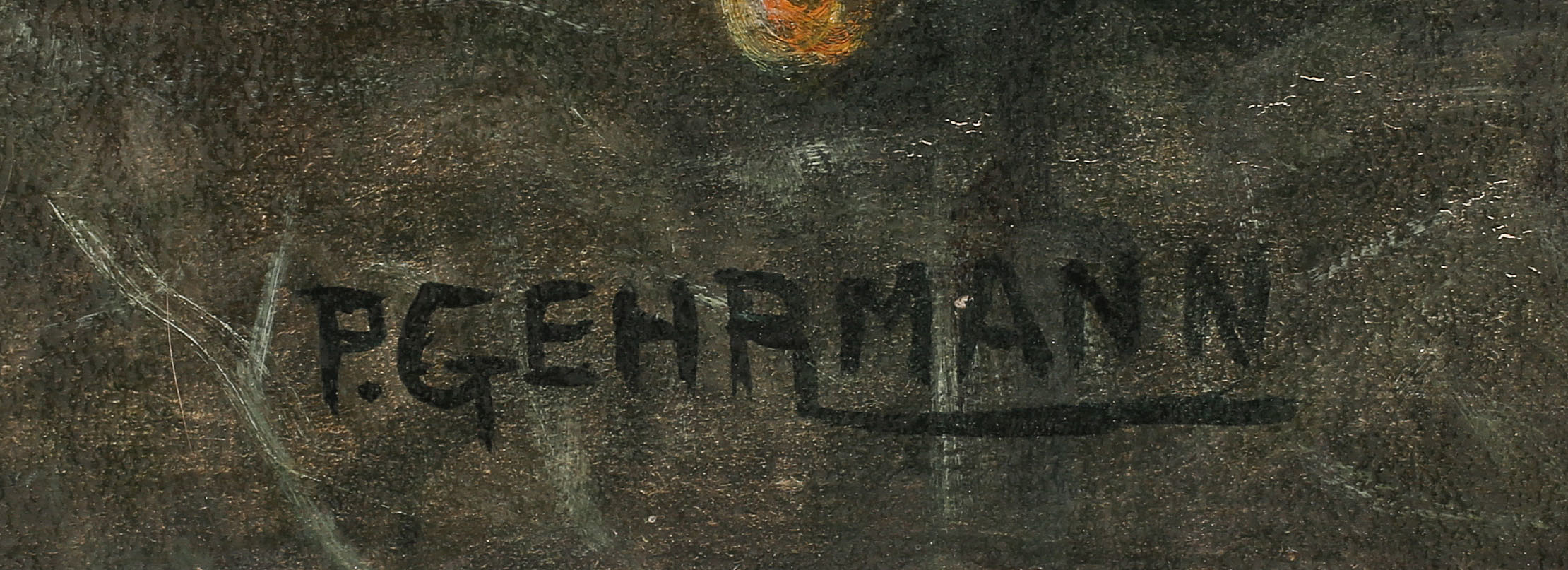 PAUL GEHRMANN, oil on canvas. Signed. - Bukowskis