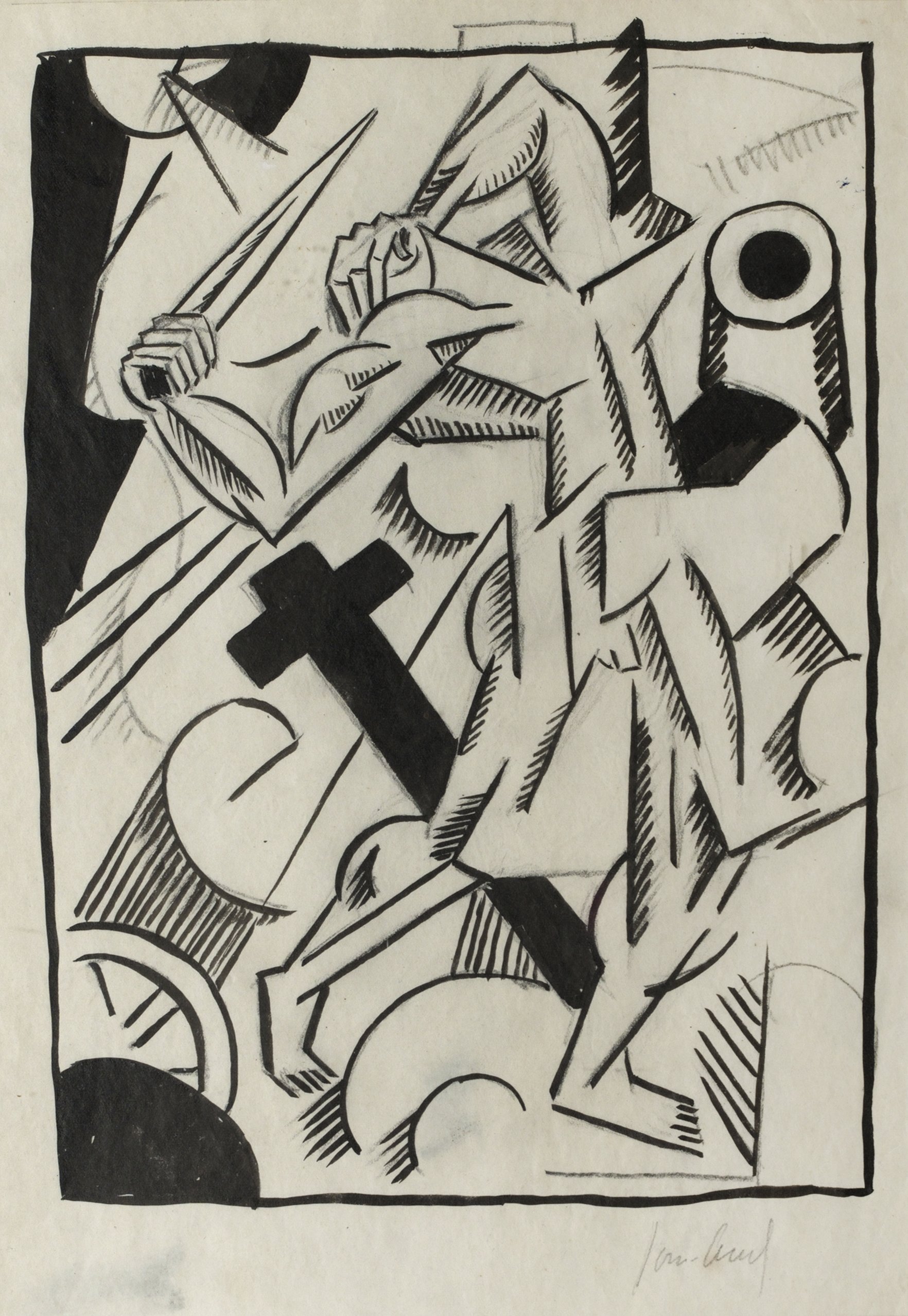 John Jon-And, Man med dolk. - Bukowskis