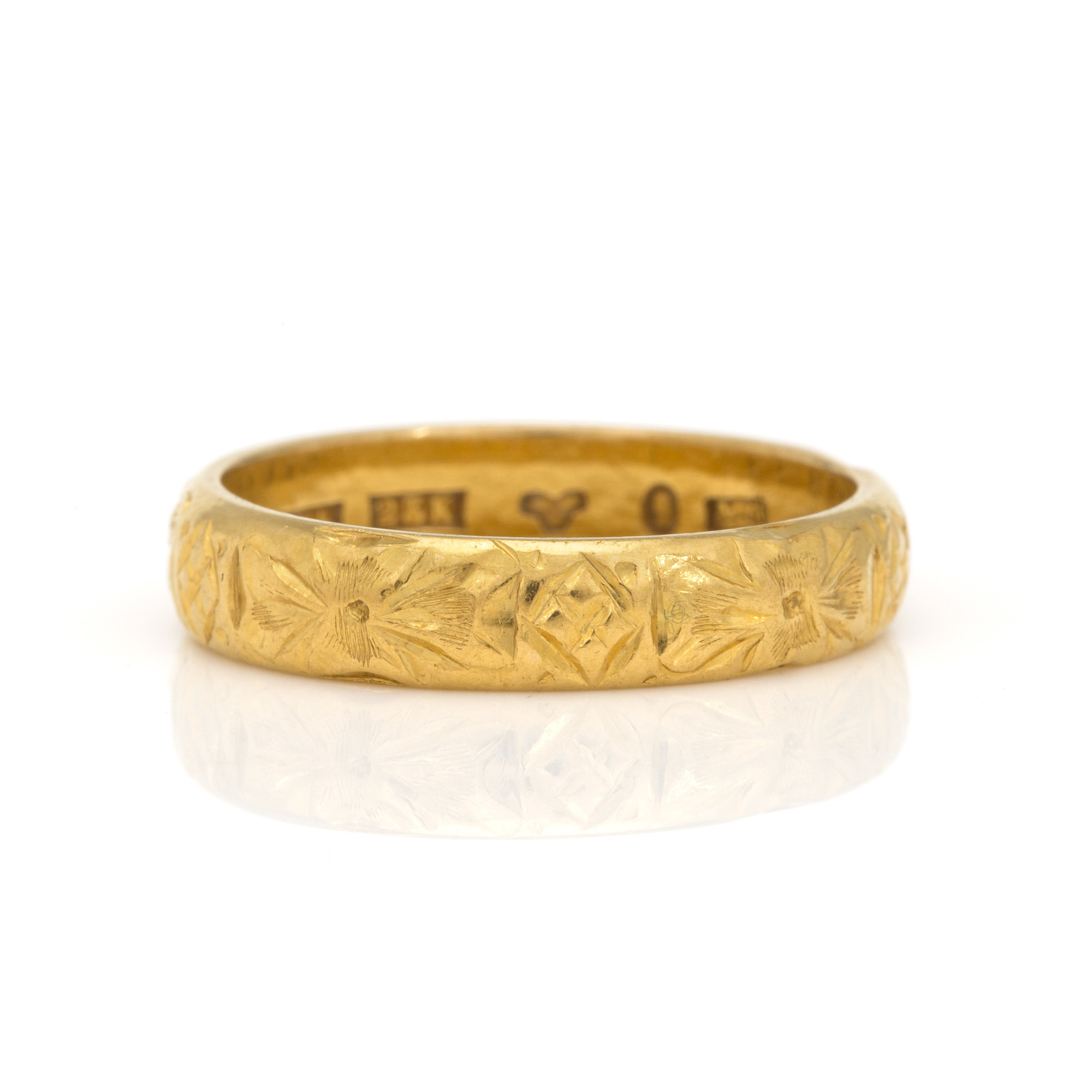 RING, 23K guld. - Bukowskis