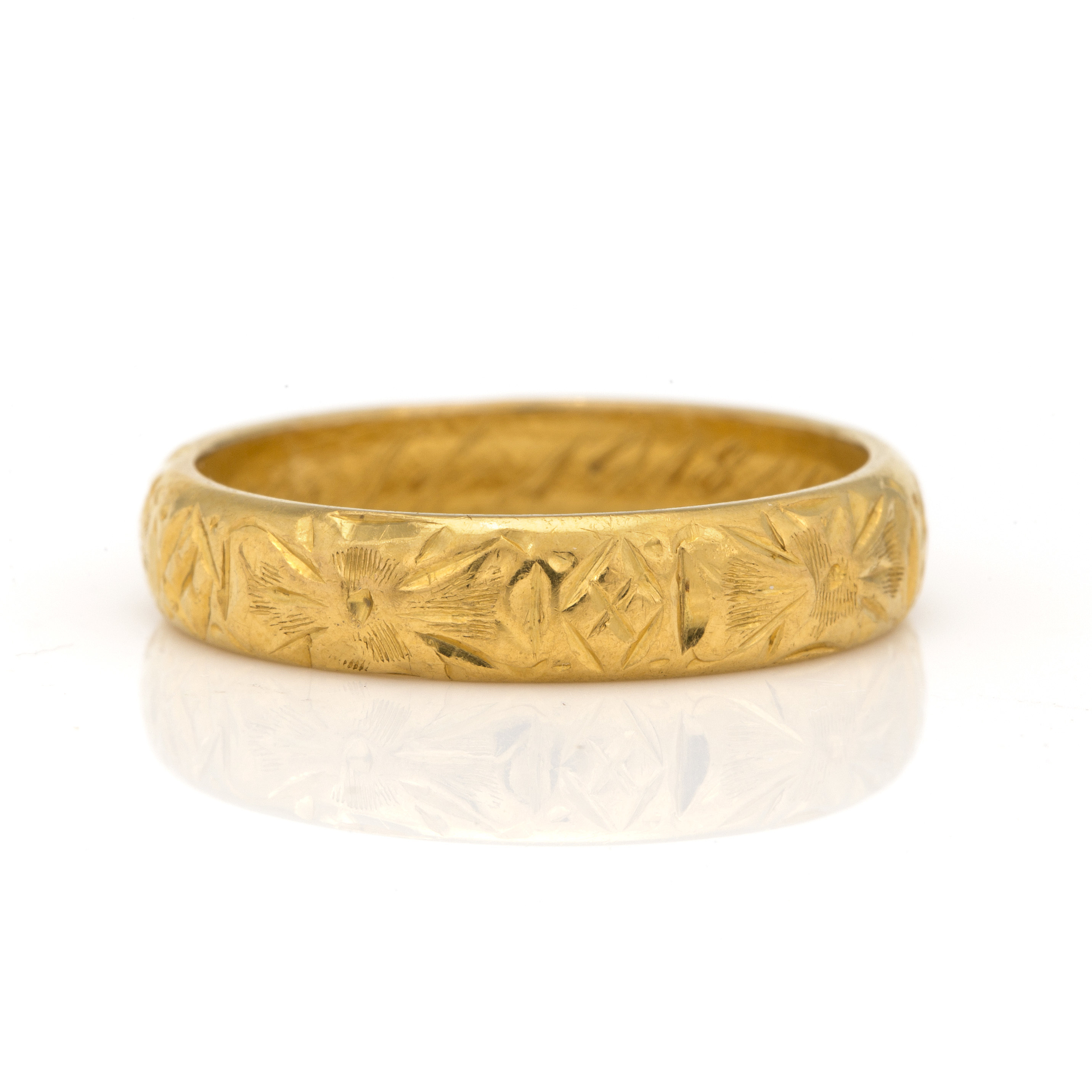 RING, 23K guld. - Bukowskis