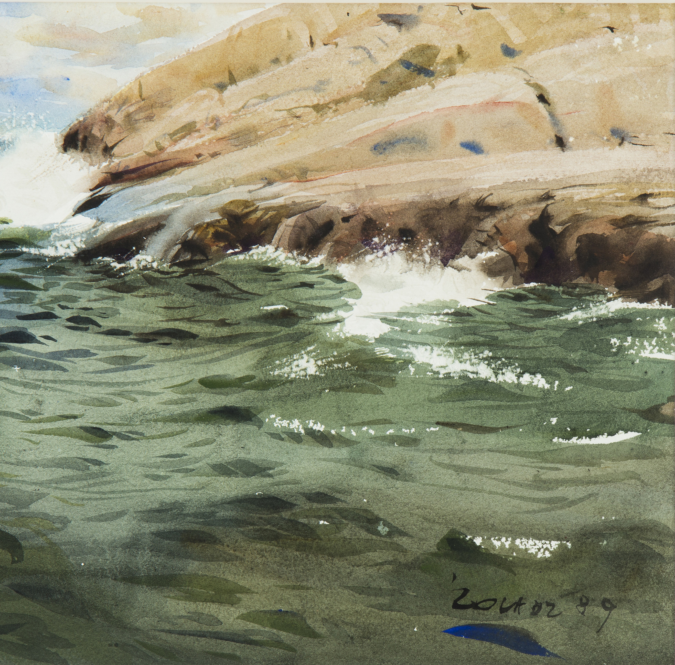 STANISLAW ZOLADZ, watercolor, signed och dated 89. - Bukowskis