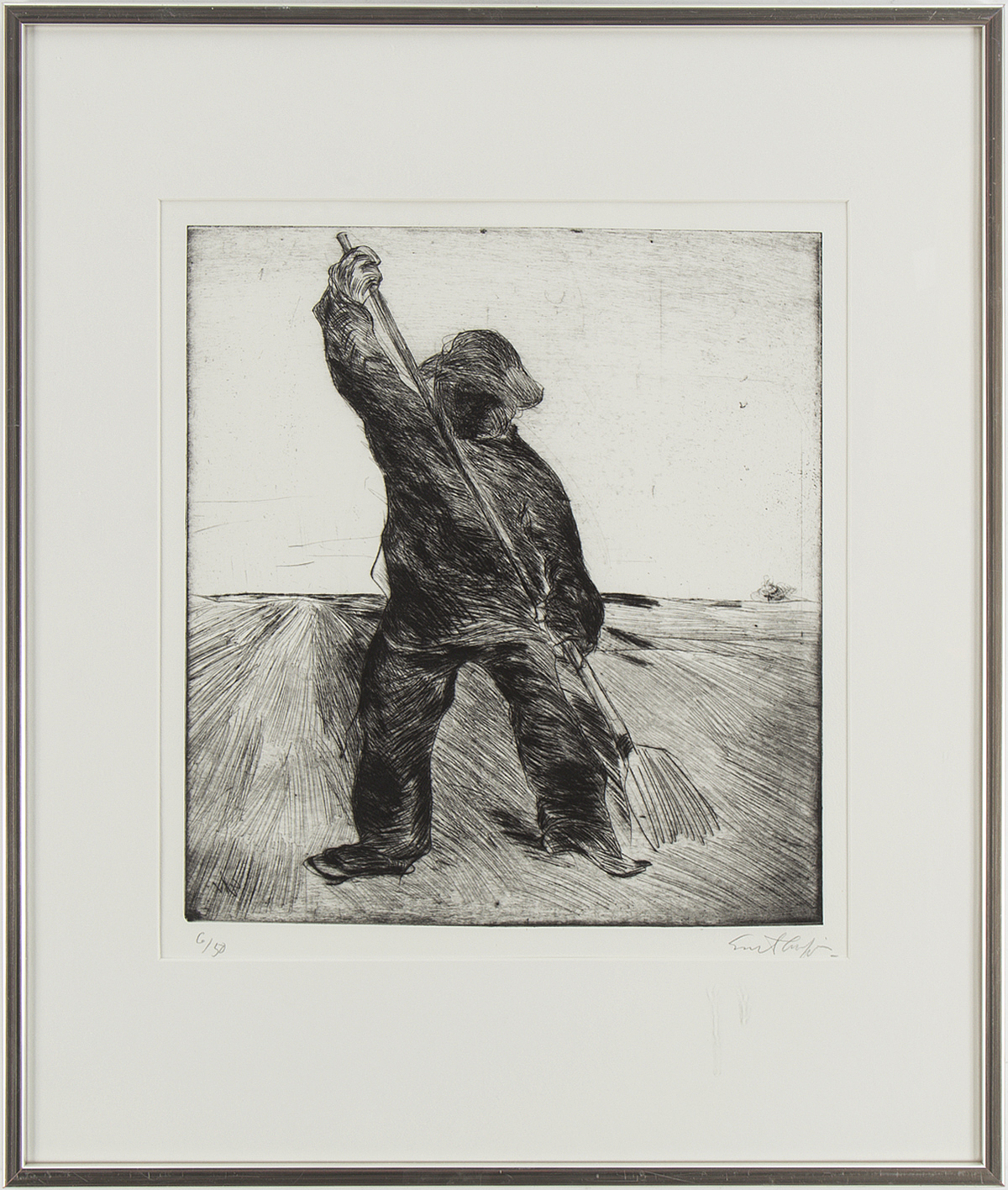 EVERT LUNDQUIST, etching, signed Evert Lundquist and numbered 6/50 with pencil. - Bukowskis