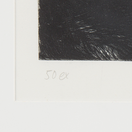 EVERT LUNDQUIST, etching, signed Evert Lundquist with felt tip pen and numbered 50 ex with ...