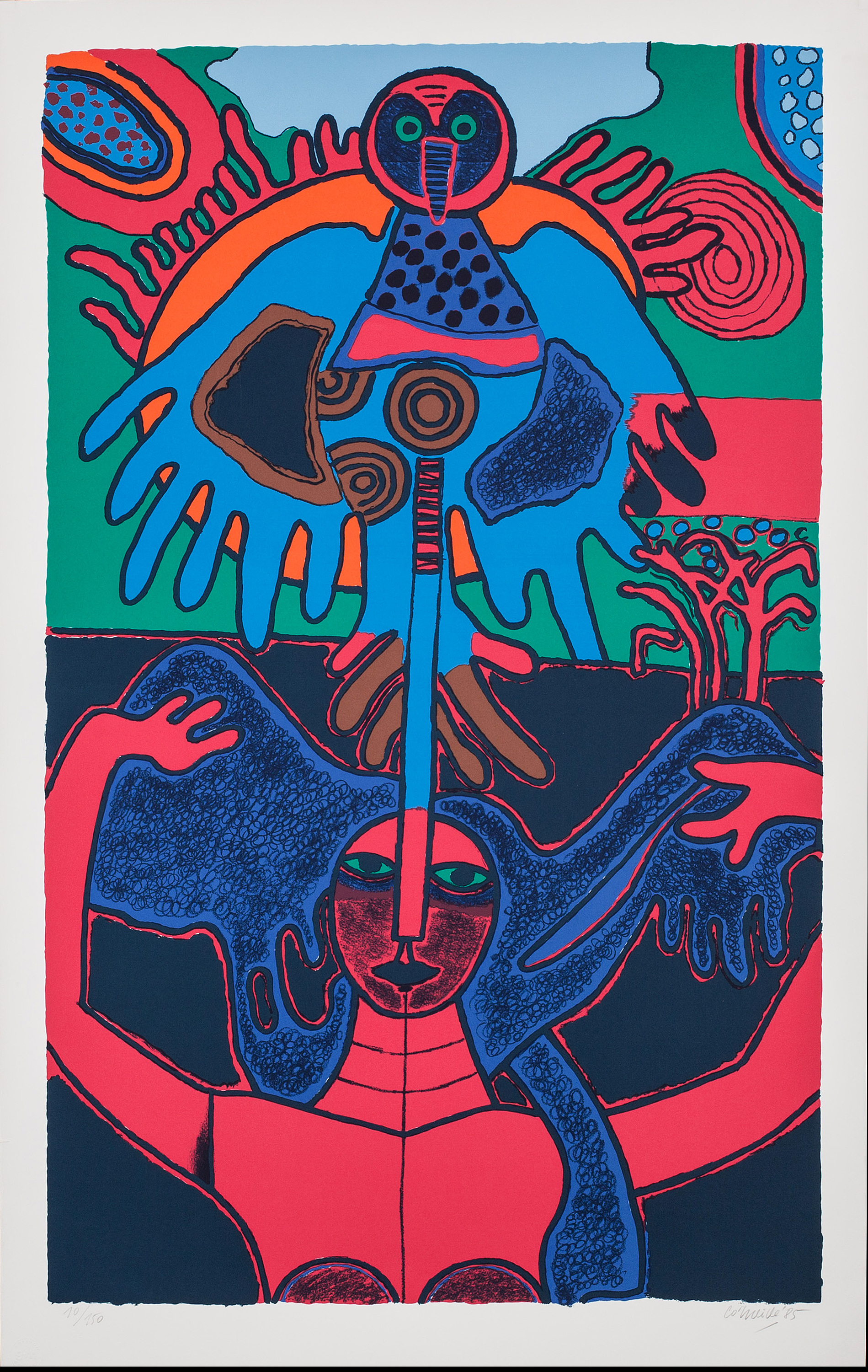 BEVERLOO CORNEILLE, signerad och numrerad 10/150, daterad -85. - Bukowskis