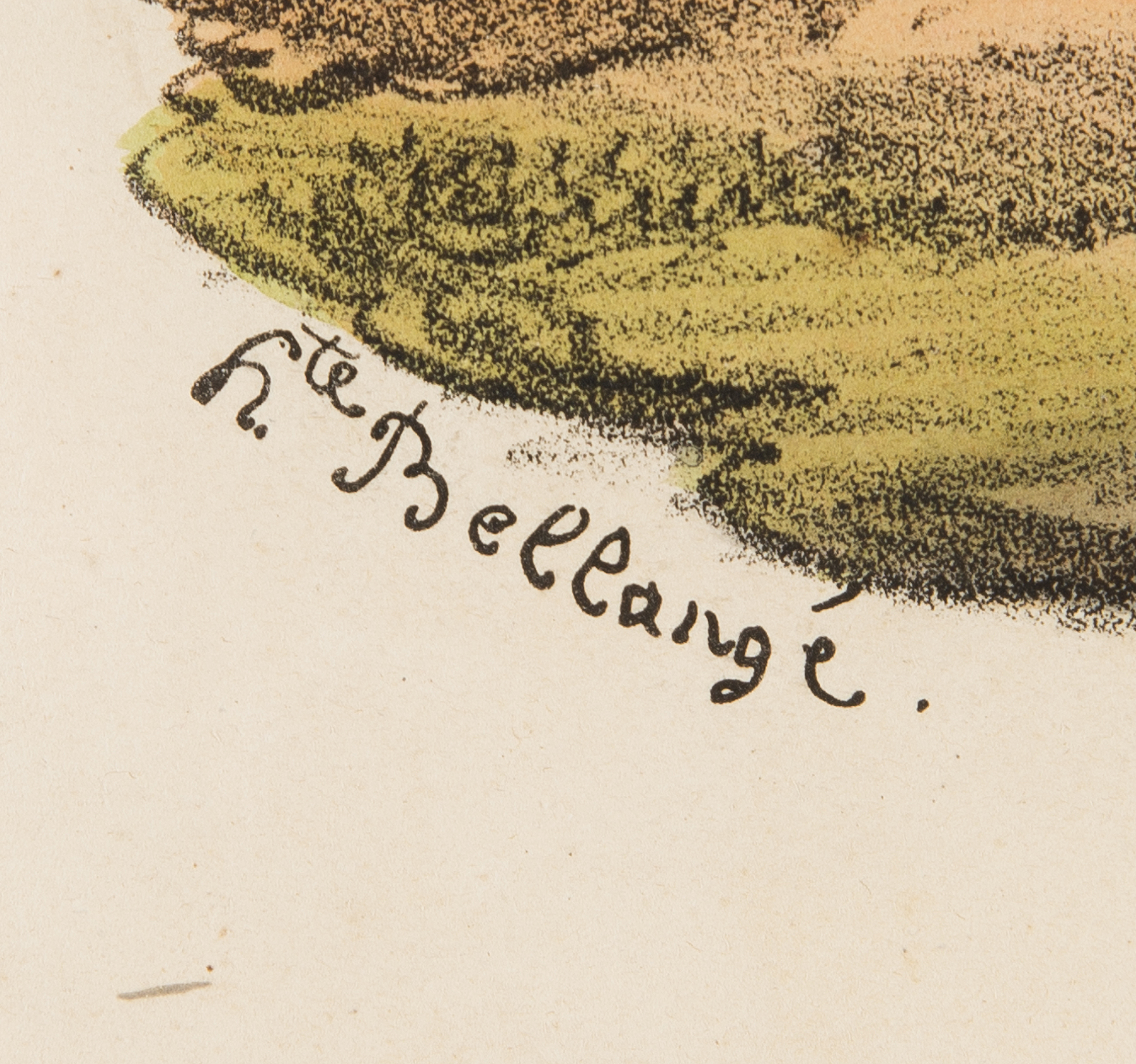 JOSEPH L. HIPPOLYTE BELLANGÉ, 3 handcoloured litographs ca 1850 ...