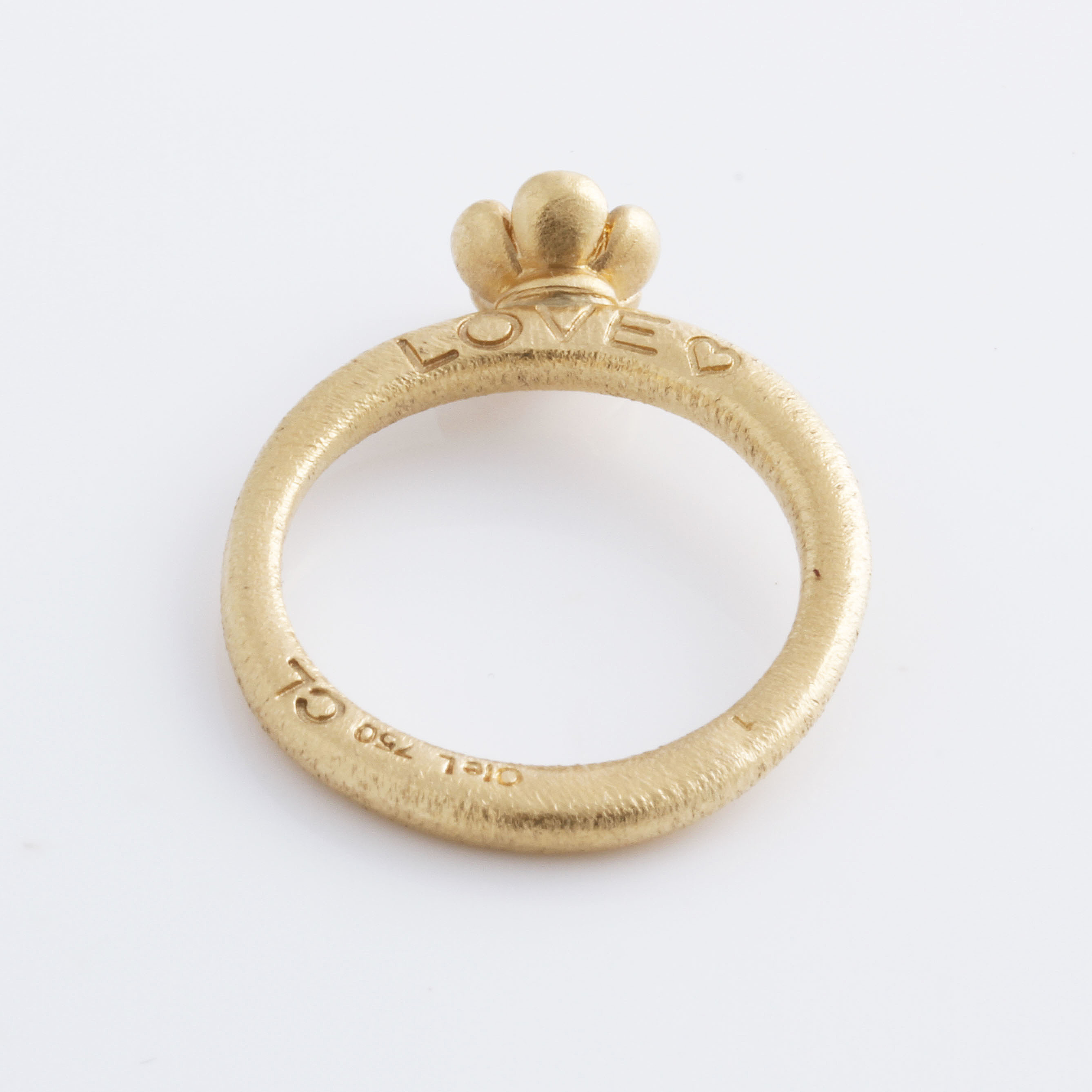 RING, med briljantslipad diamant, Ole Lynggaard. - Bukowskis