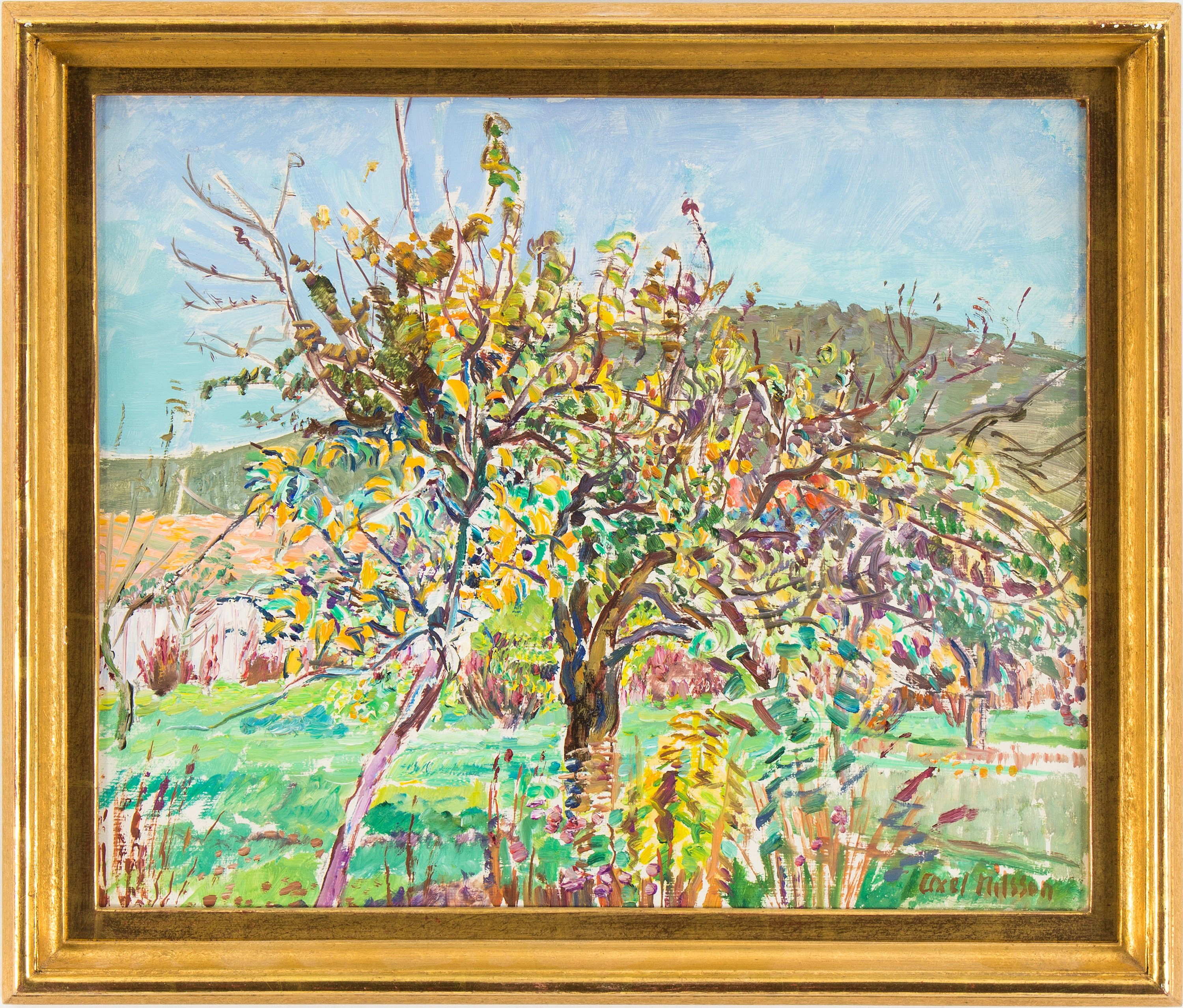 AXEL NILSSON, olja på pannå, signerad Axel Nilsson. - Bukowskis