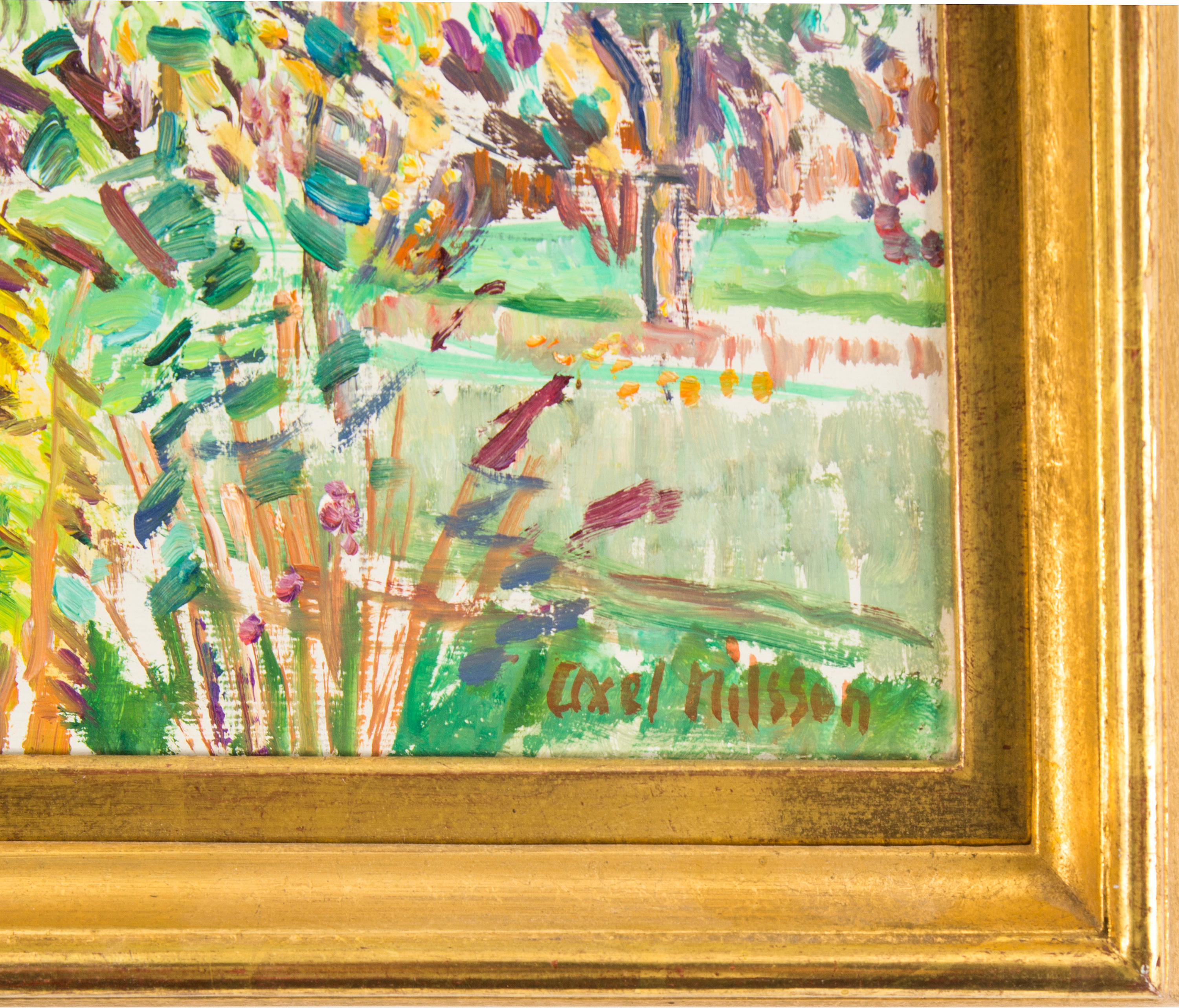 AXEL NILSSON, olja på pannå, signerad Axel Nilsson. - Bukowskis