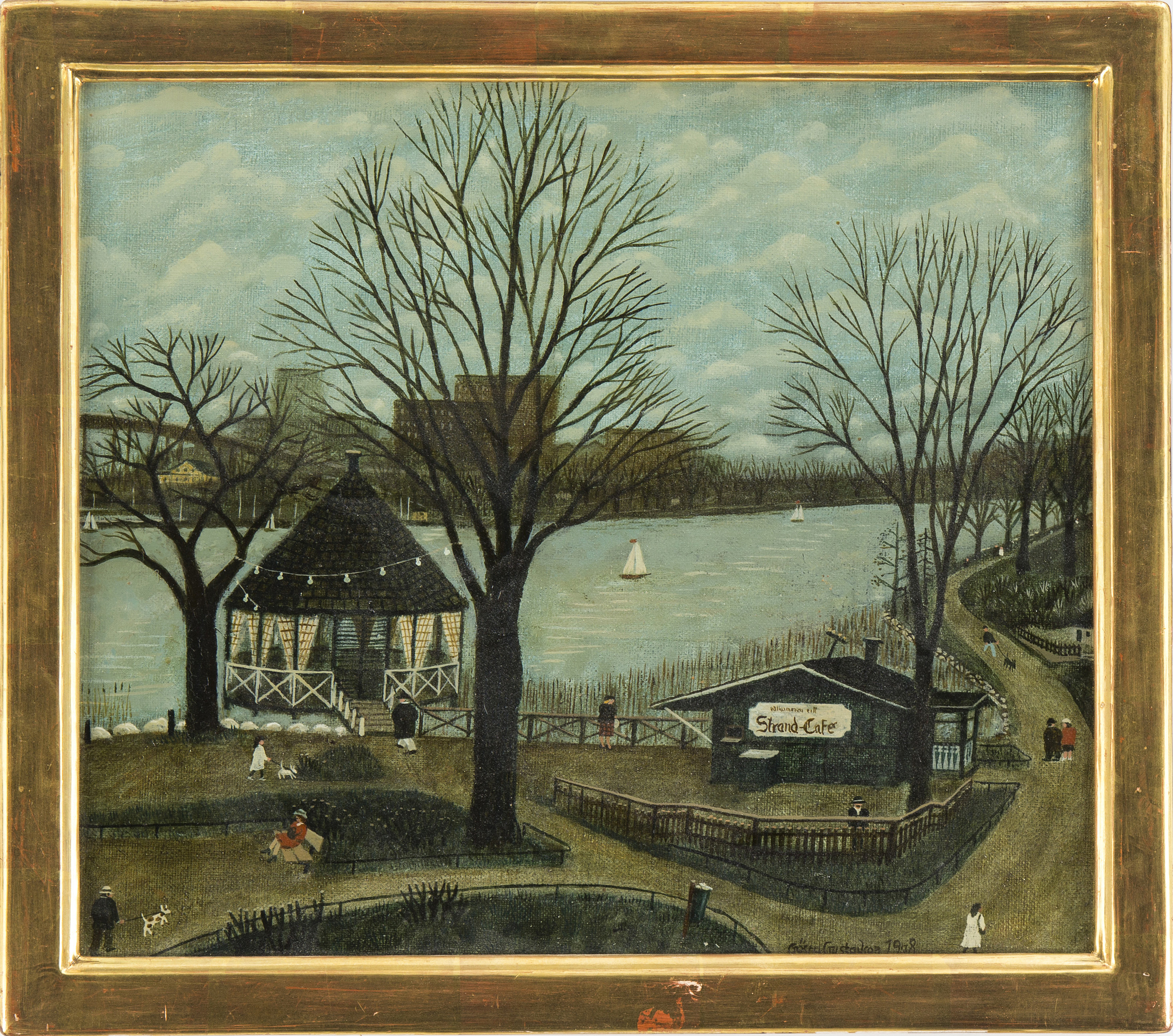 GÖSTA GUSTAVSON, oil on canvas, signed Gösta Gustavson and dated 1978 ...