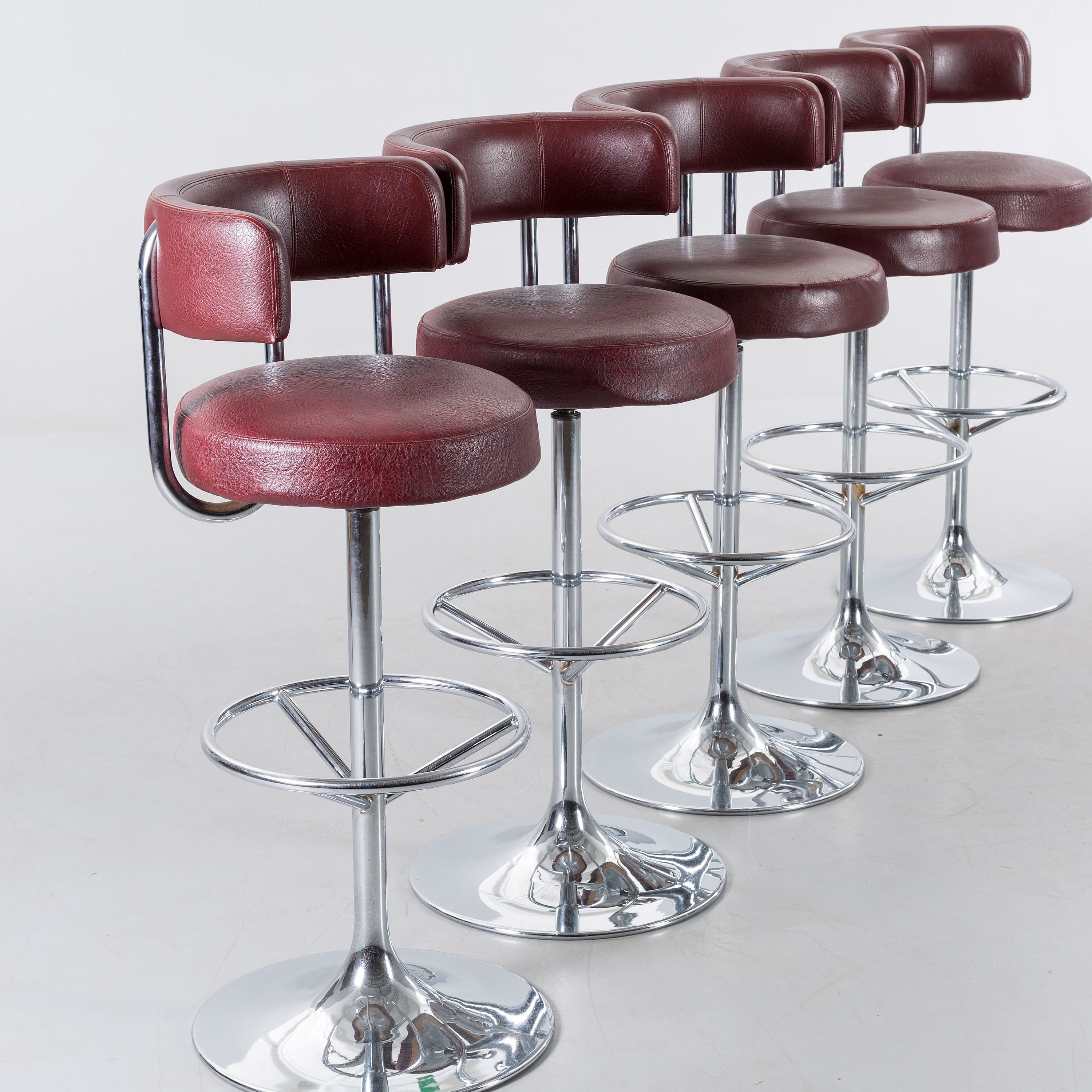 BARSTOLAR, 5 st, Johansson Design AB, Markaryd, 1900-talets andra hälft ...