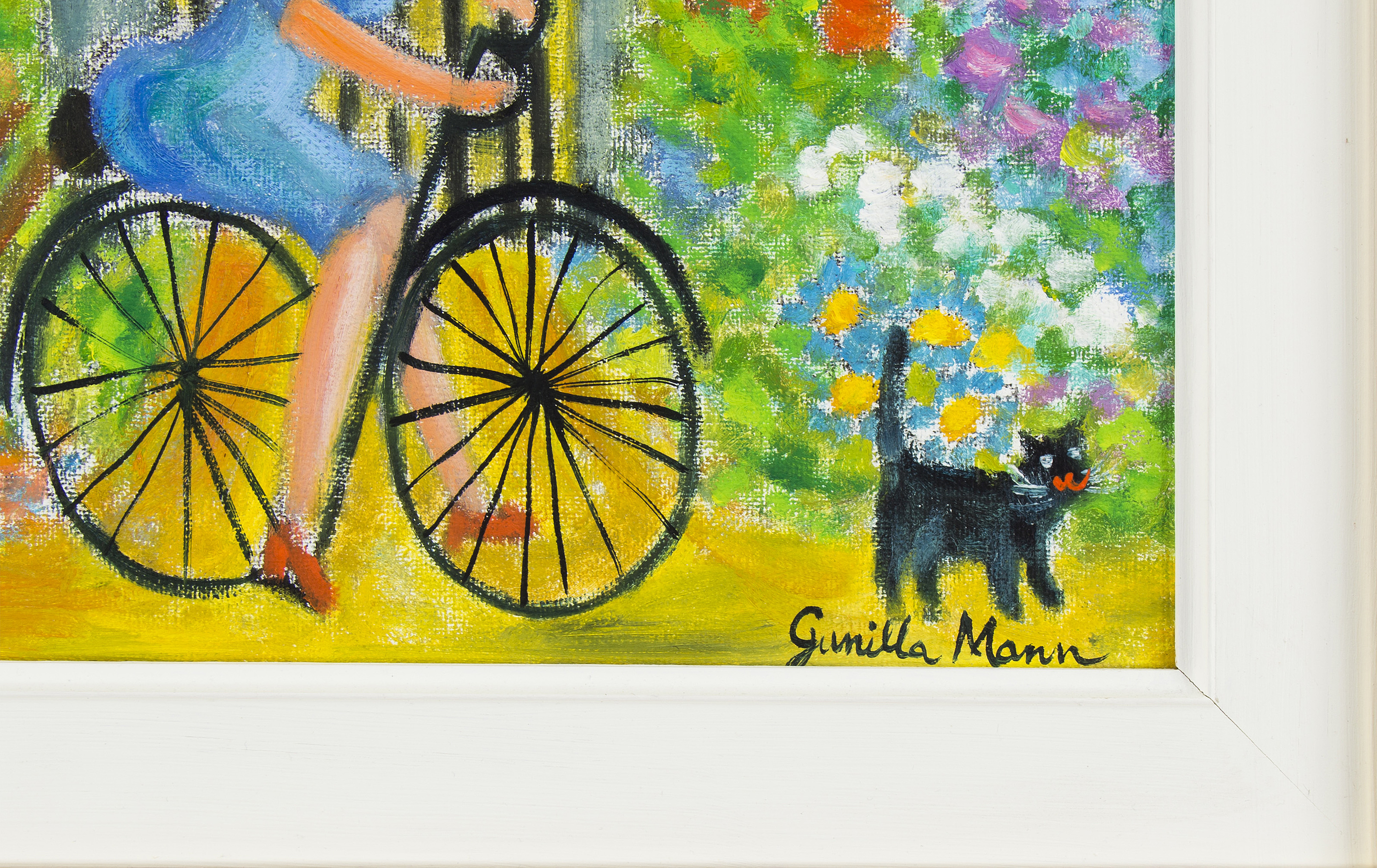 GUNILLA MANN, oil on canvas, signed. - Bukowskis