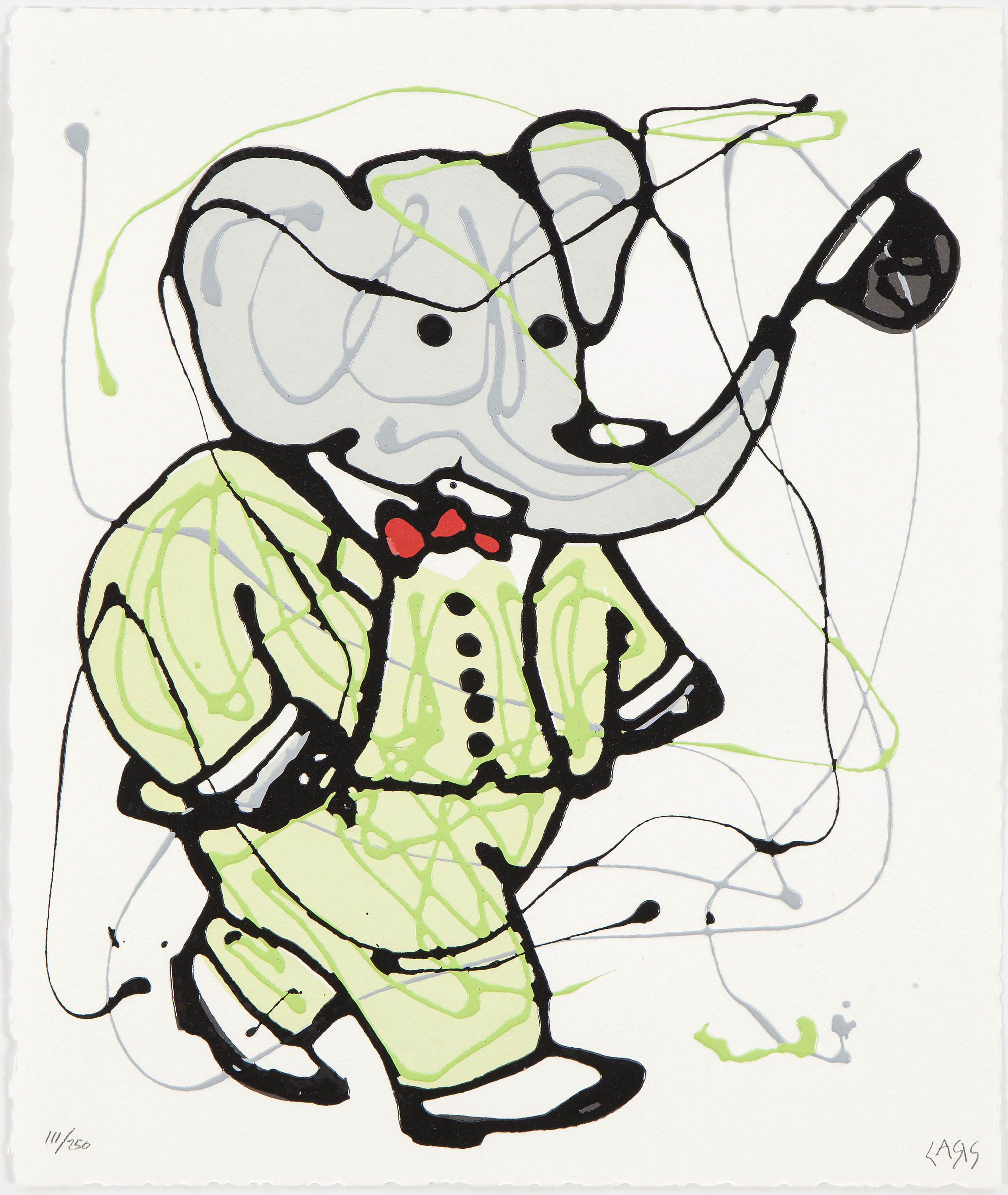 LARS TUNEBO, six hand coloured litographs, signed, edition 111/250 ...