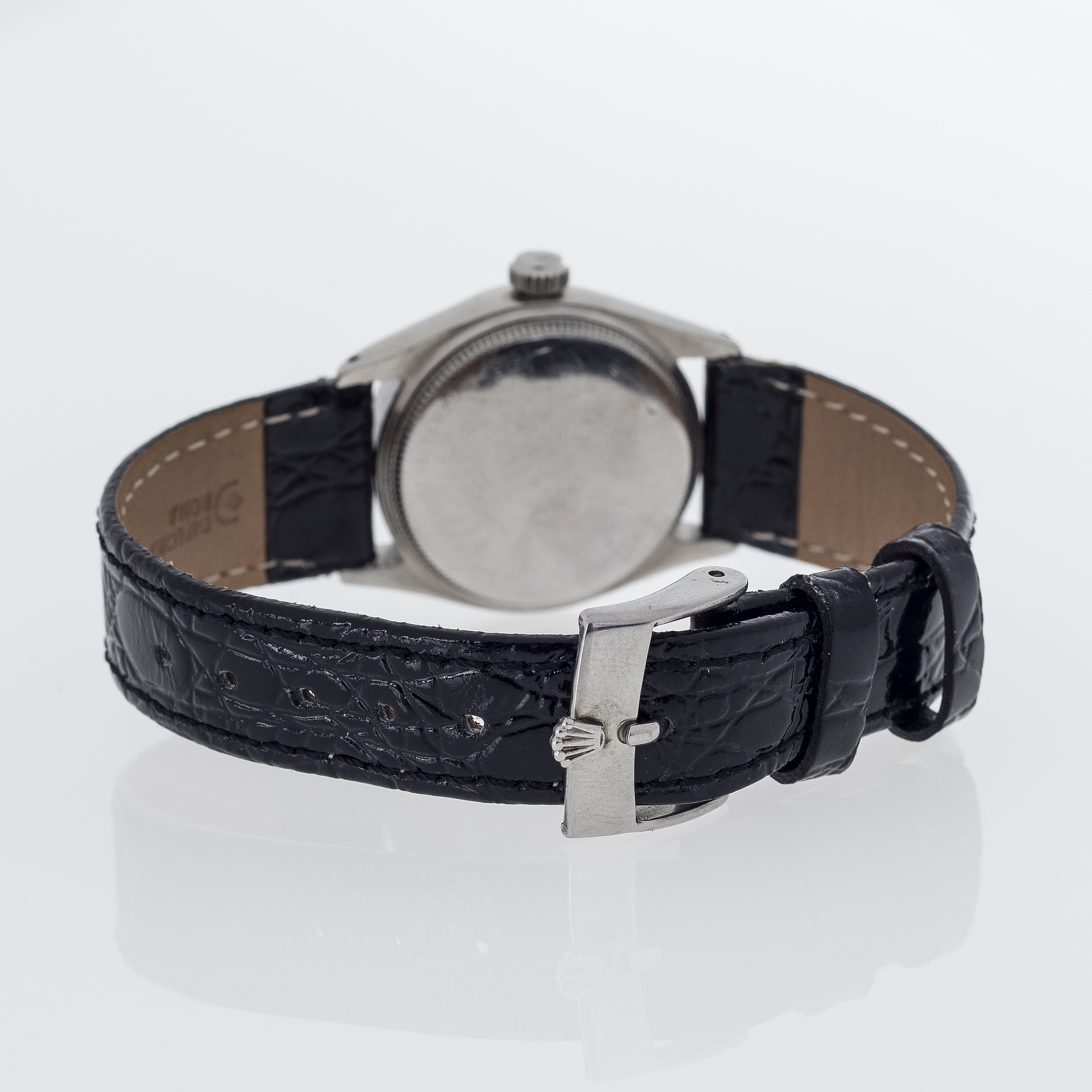 ROLEX, Oysterdate, Precision, s.c. "Waffle dial", wristwatch, 30 mm ...