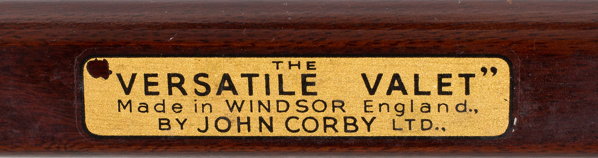 HERRBETJÄNT, märkt "The versatile valet", John Corby Ltd, Windsor ...