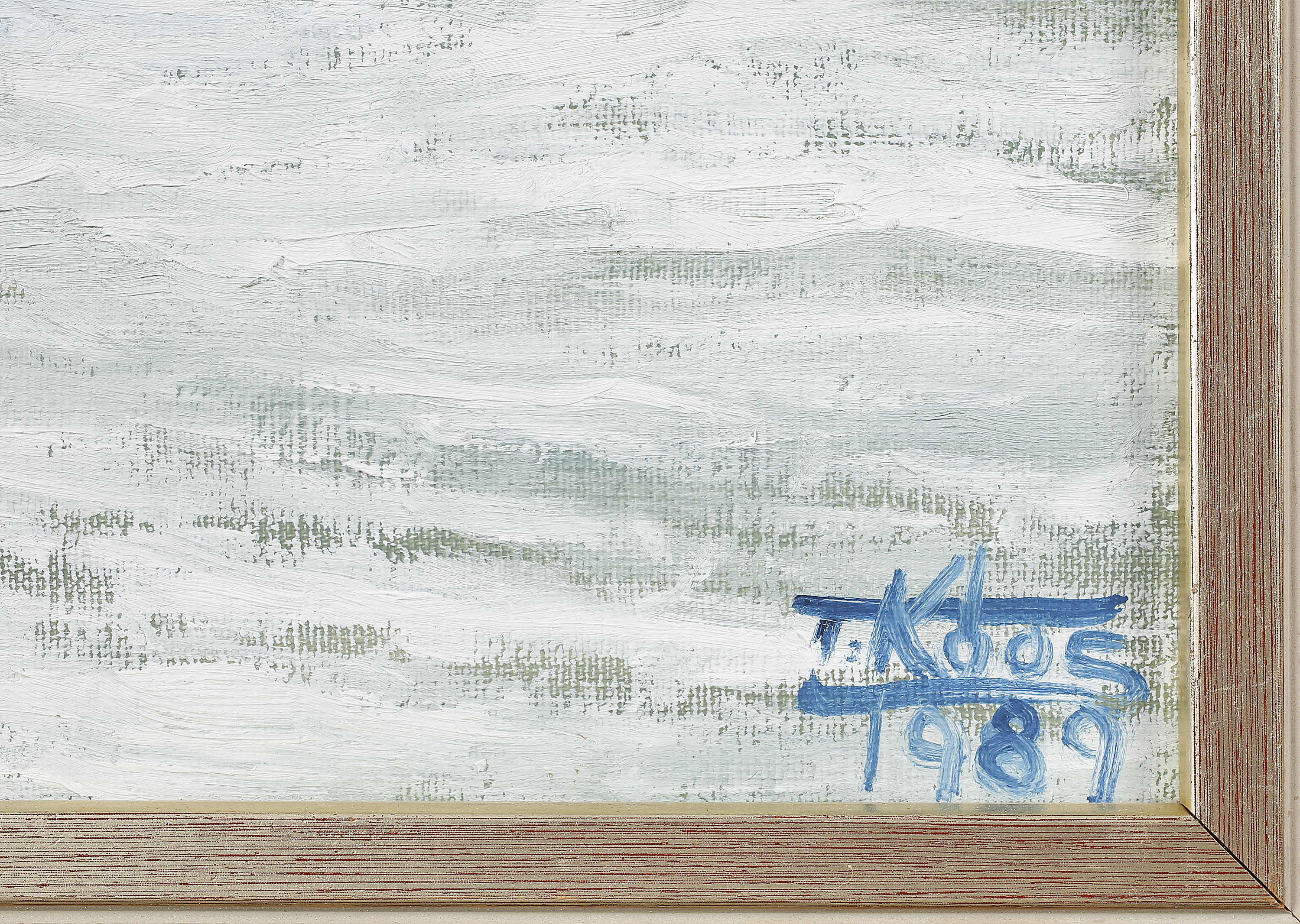 TIBOR KOOS, oil on canvas, signed and dated 1989. - Bukowskis