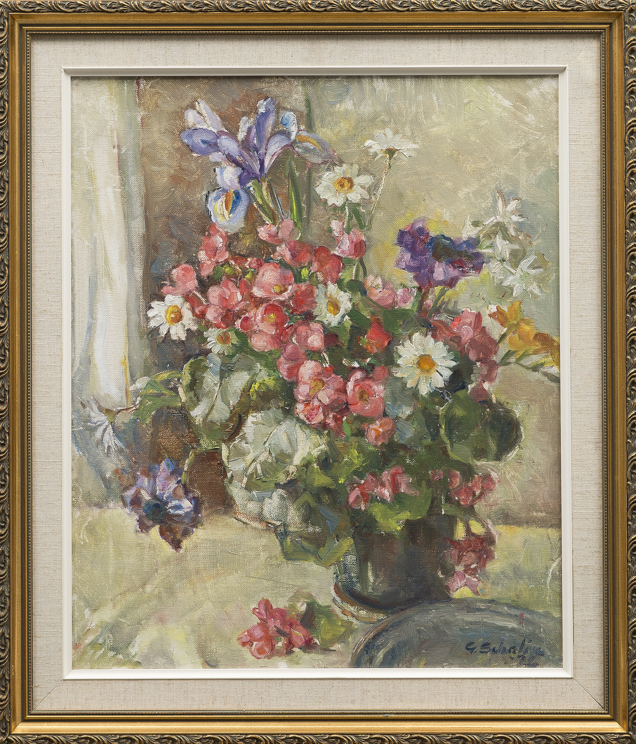 GRETA SCHALIN, oil on canvas, signed and dated. - Bukowskis