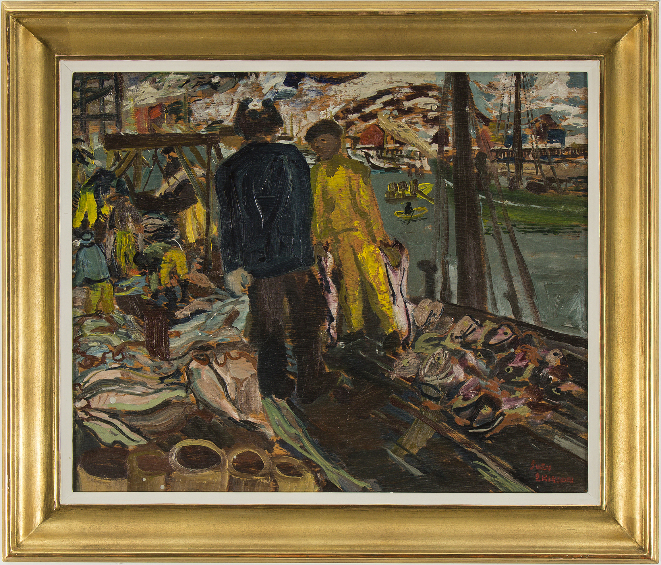 SVEN X:ET ERIXSON, Olja på pannå, signerad. - Bukowskis