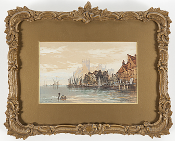 THOMAS MORTIMER, watercolours (2), signed T. Mortimer. - Bukowskis