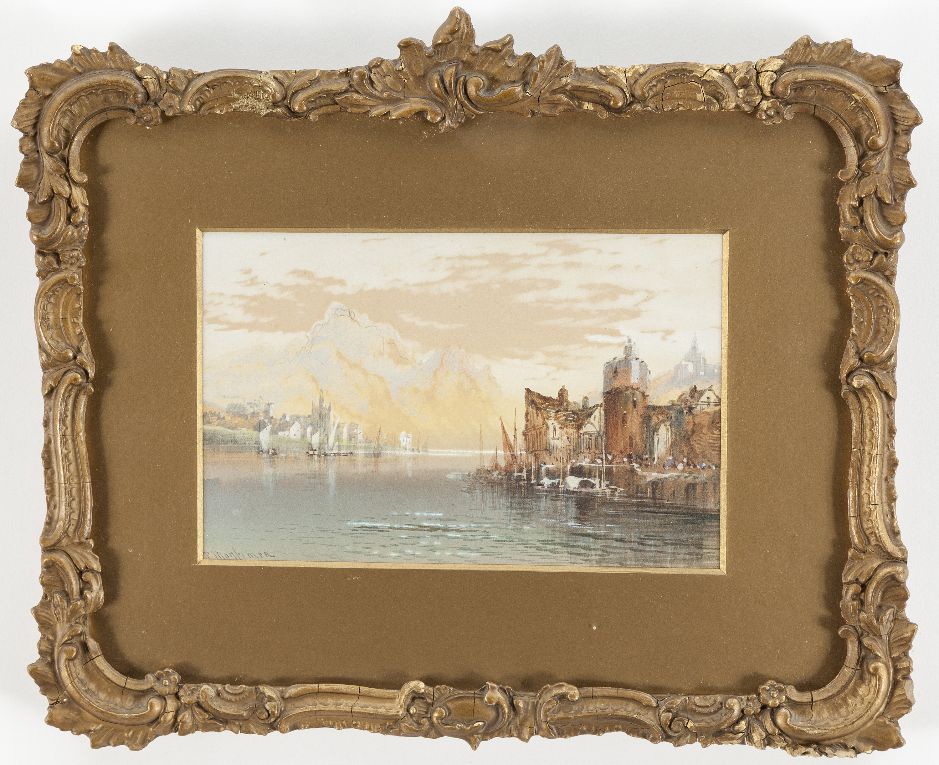 THOMAS MORTIMER, watercolours (2), signed T. Mortimer. - Bukowskis