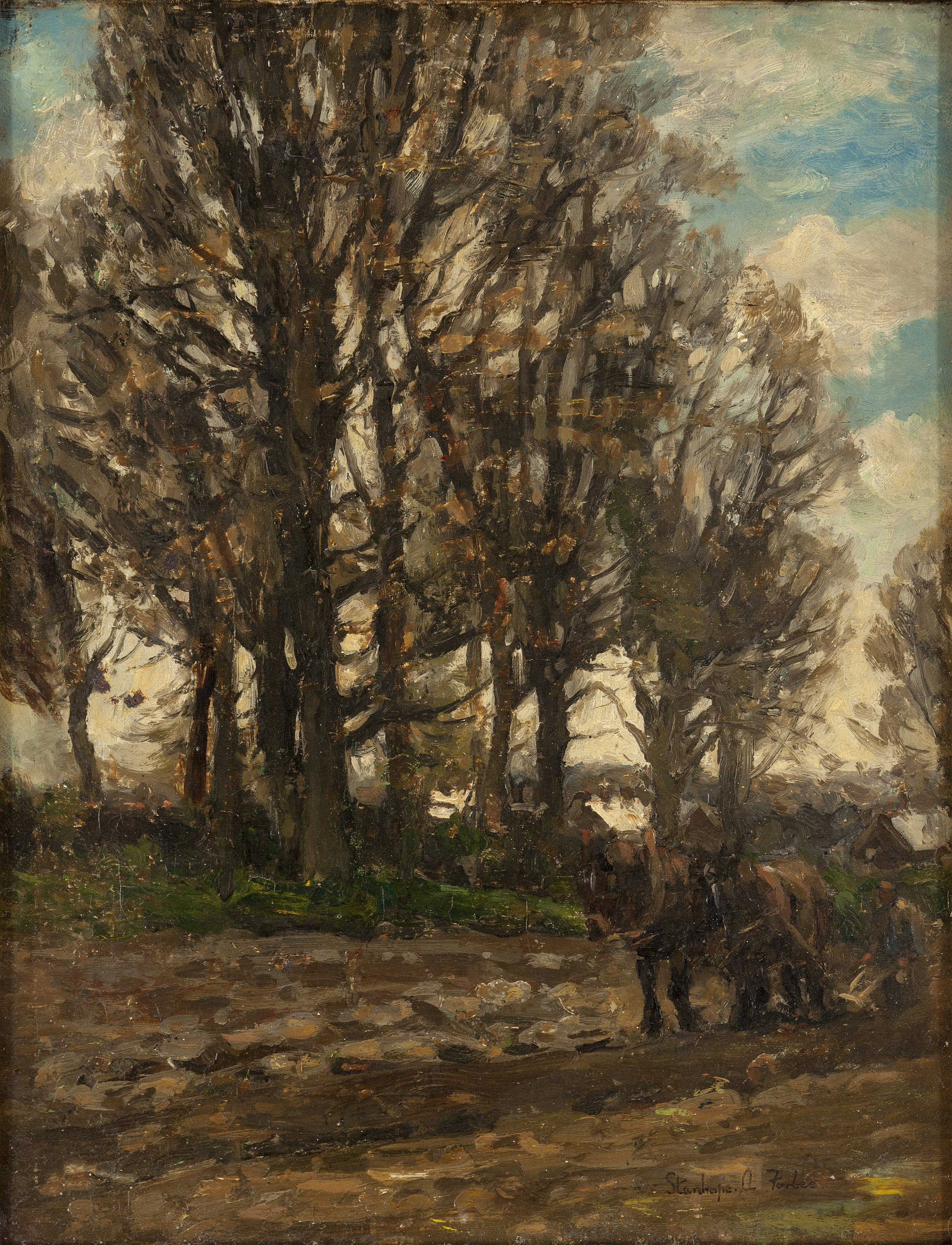 STANHOPE A. FORBES, In the manner of, oil on canvas, bears signature ...