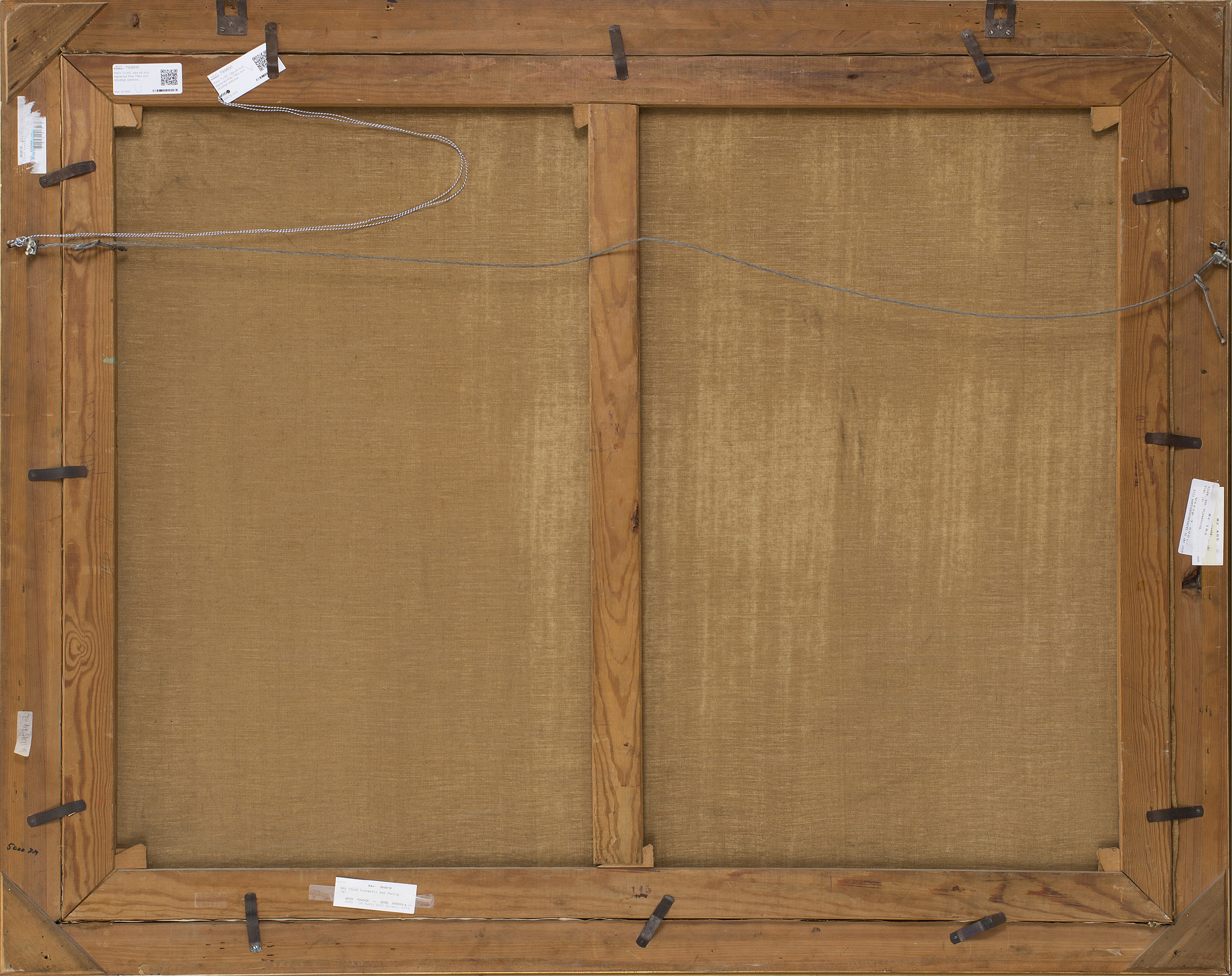 MAX TILKE, oil on canvas, signed Max Tilke and indistinctly dated ...