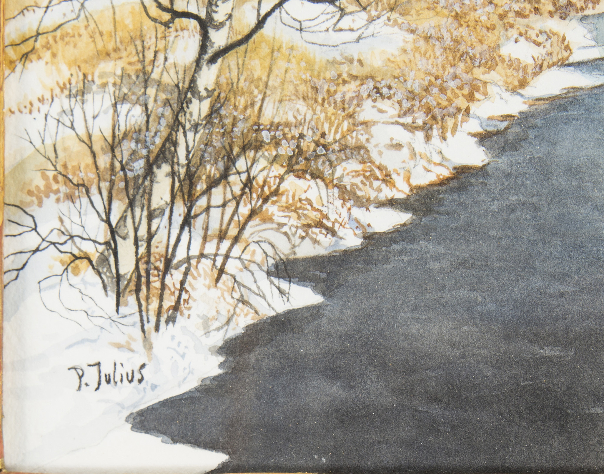 PER JULIUS, watercolour. Signed. - Bukowskis