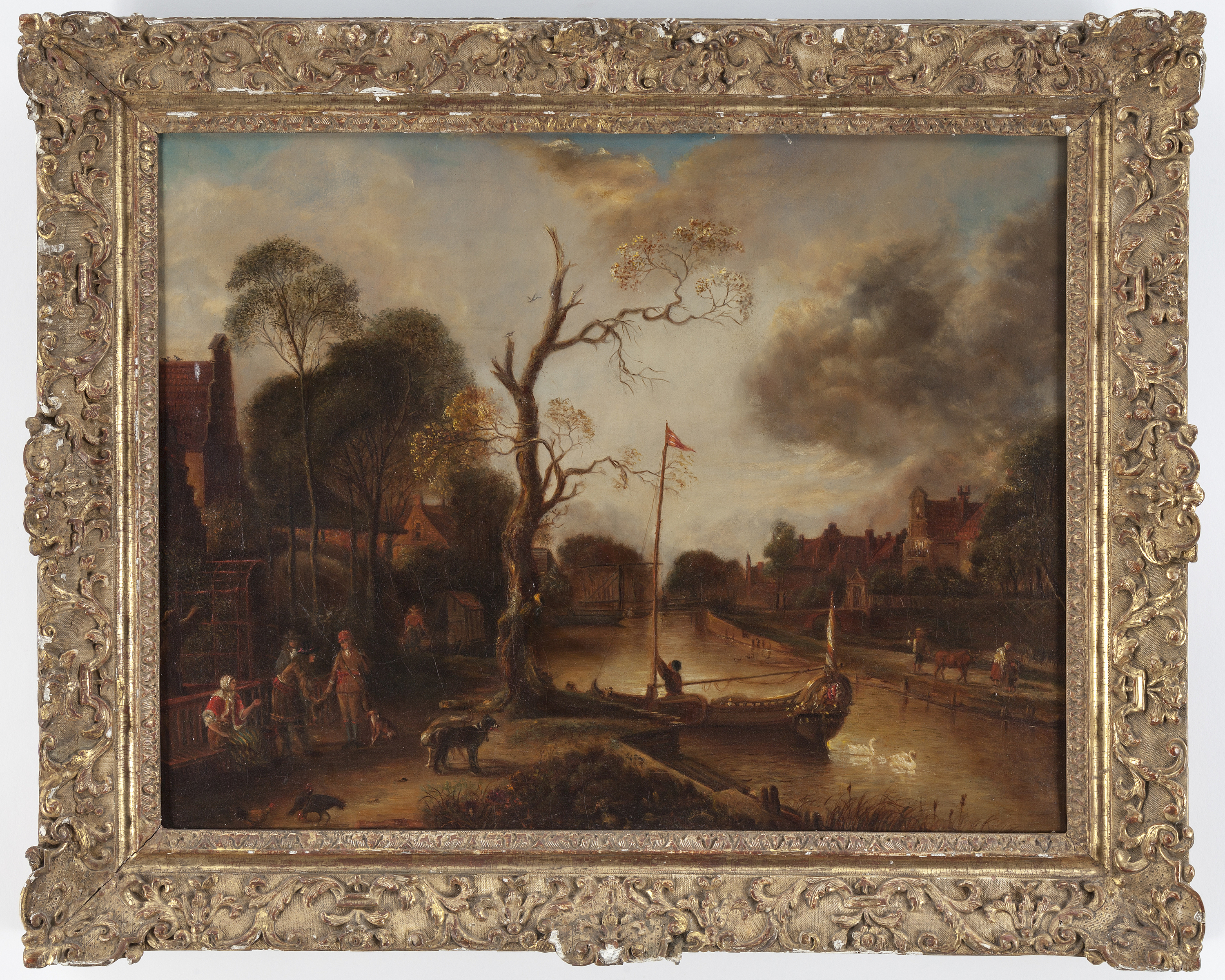 AERT VAN DER NEER, hans art, olja på duk, ej signerad. - Bukowskis