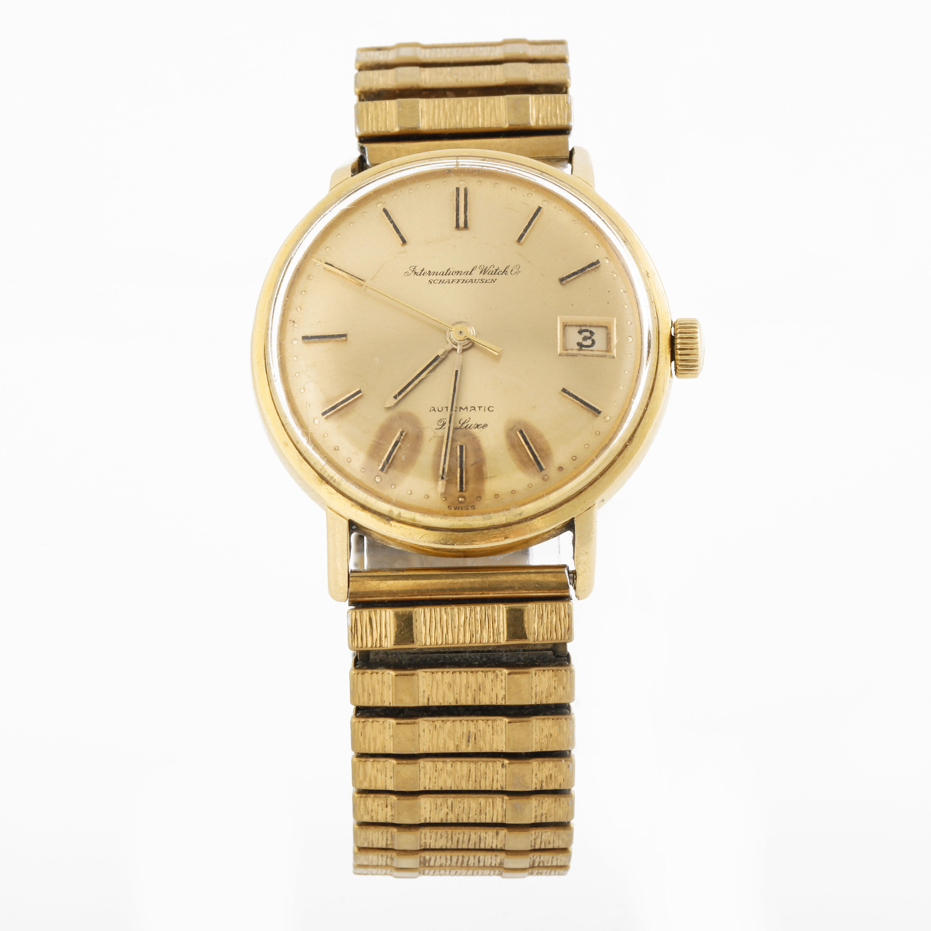 International Watch Company, Schaffhausen "IWC", De Luxe, armbandsur ...