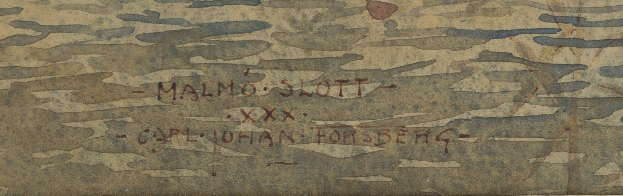 CARL JOHAN FORSBERG, - Bukowskis