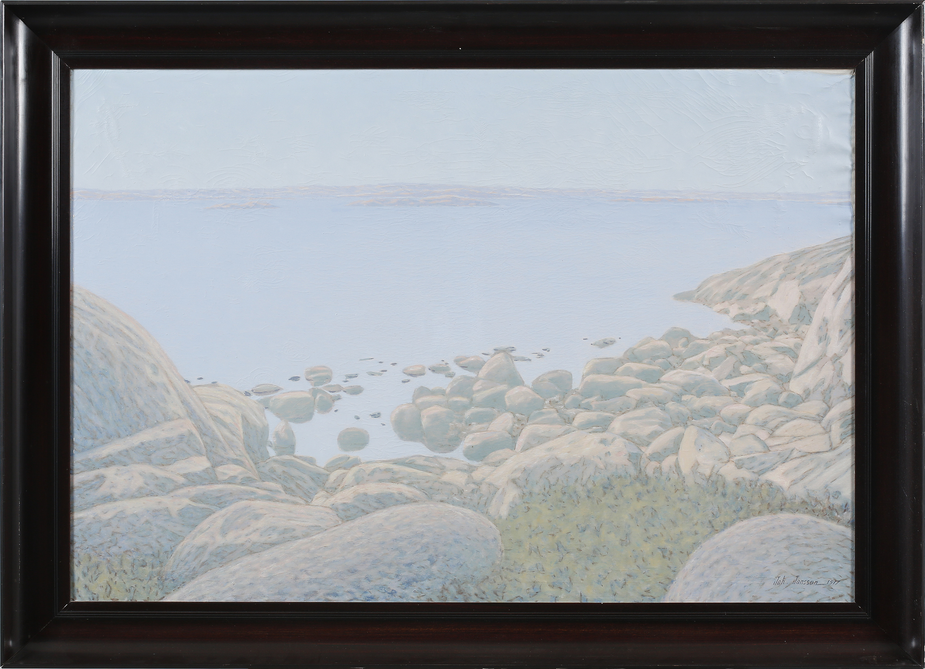 JOHAN JANSSON, oil on canvas, signed and dated 1917. - Bukowskis