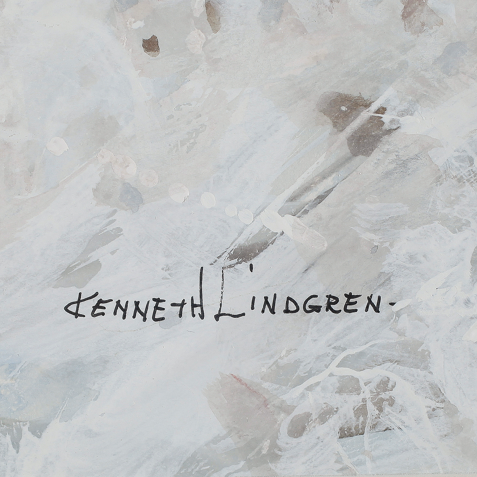 KENNETH LINDGREN, gouache, signerad Kenneth Lindgren. - Bukowskis