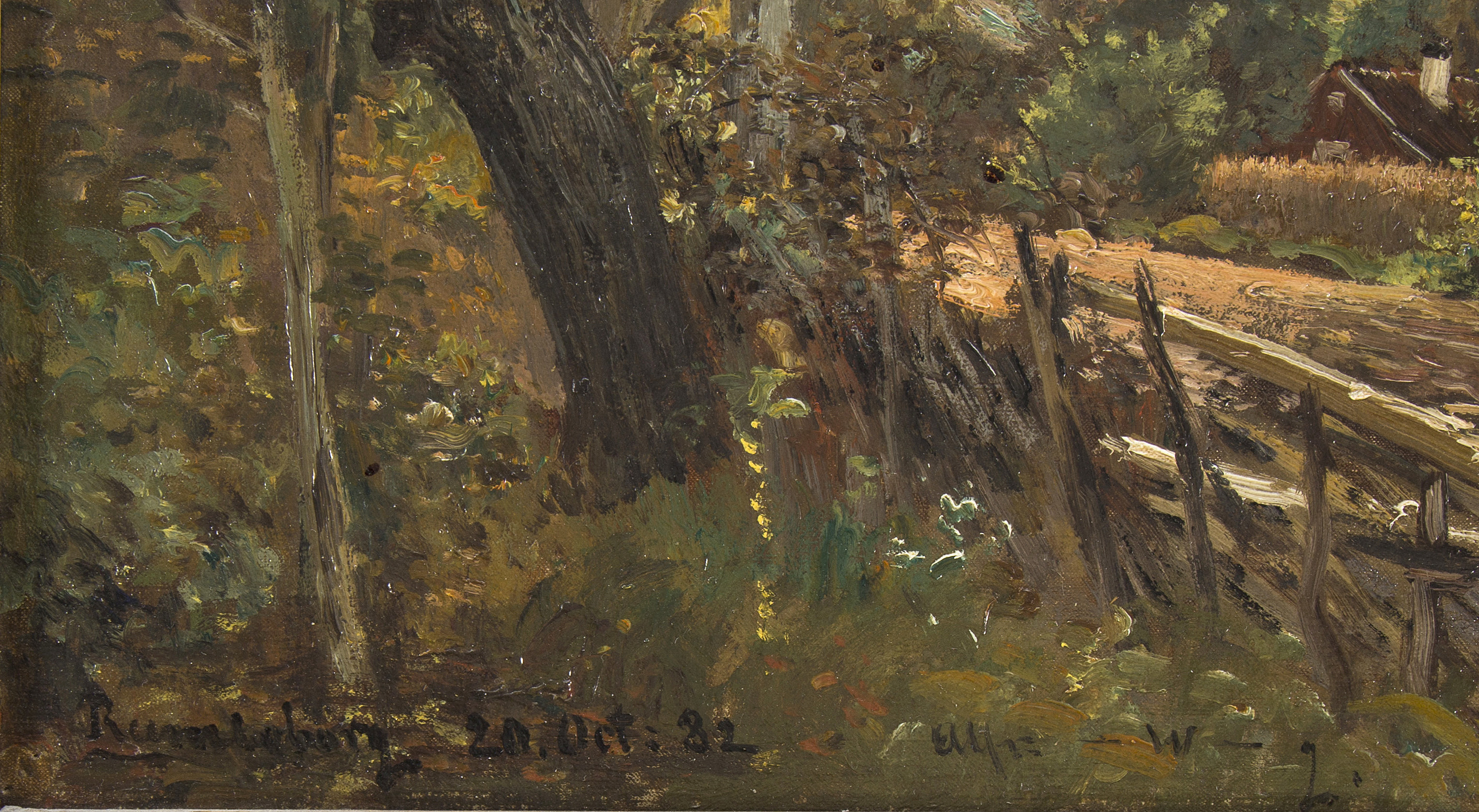 ALFRED WAHLBERG, oil painting on canvas. Signed and dated 20 oct -82 ...