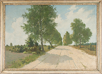 HERMANN SEEGER, oil on panel, signed. - Bukowskis